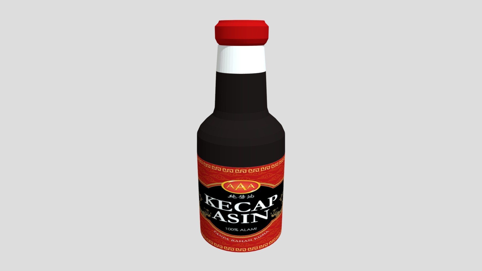 botol kecap asin - 3D model by fitrianaif20b [4057060] - Sketchfab