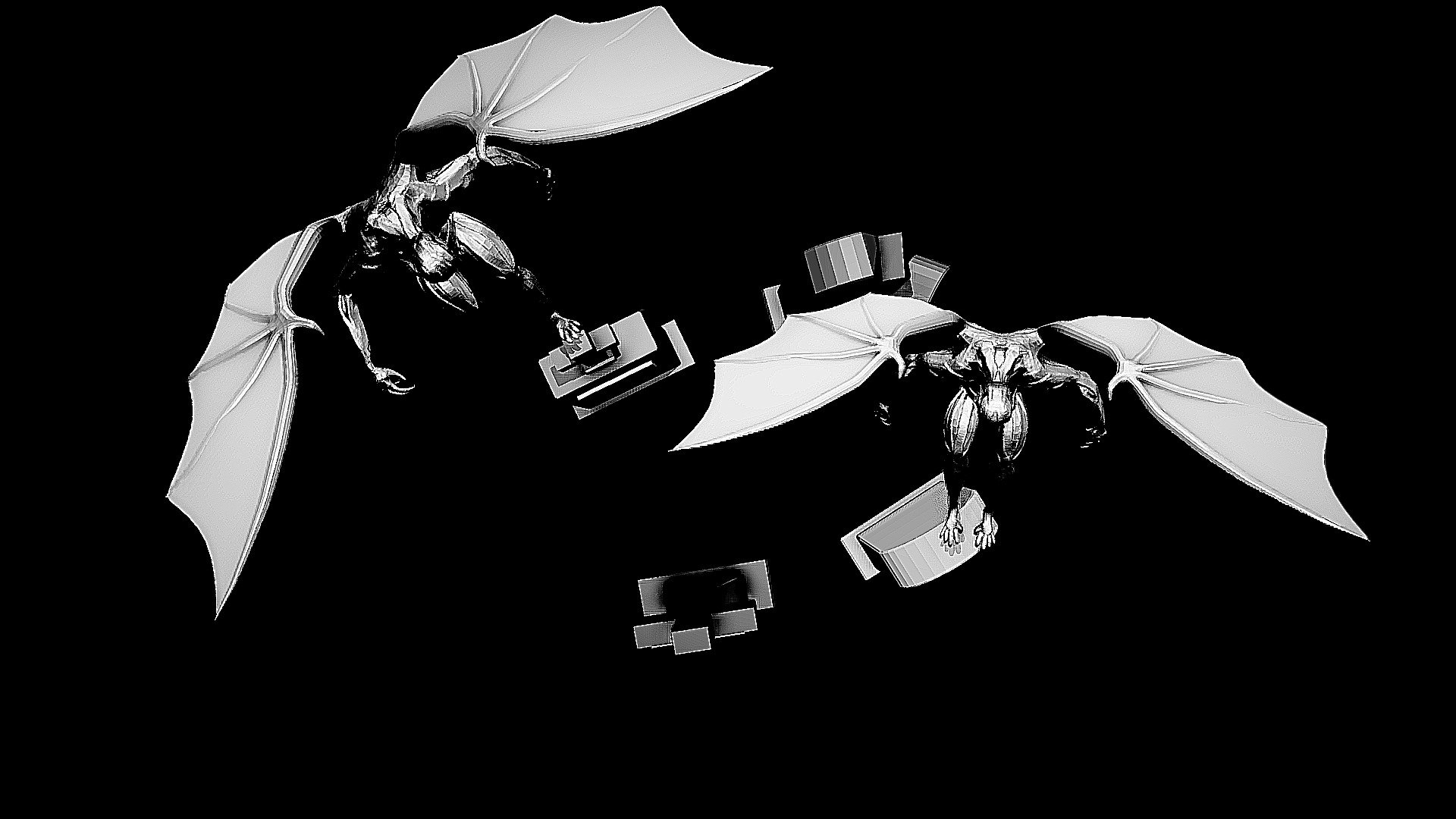 Winged Visitors Stylised Variant - Buy Royalty Free 3D model by ...