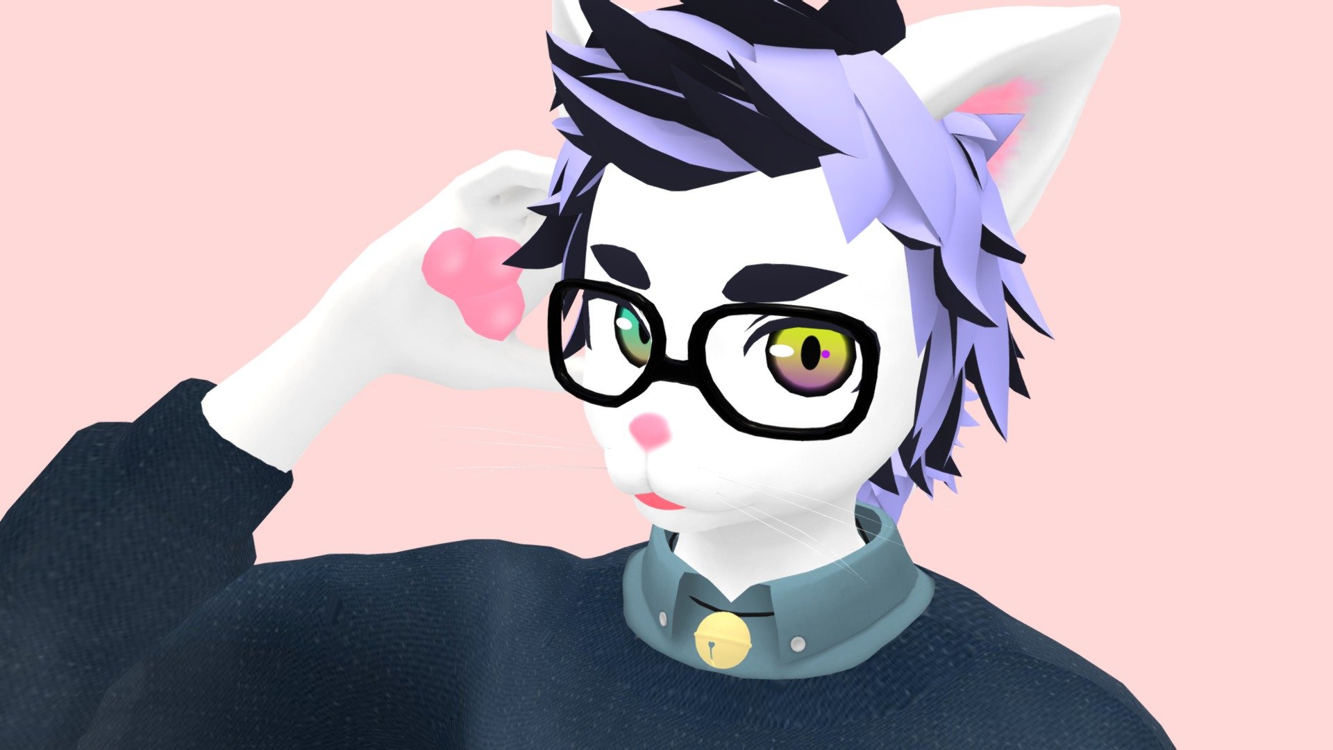 Cat boy River kun - 3D model by mikejin (@mikeningen) [4059ef4] - Sketchfab