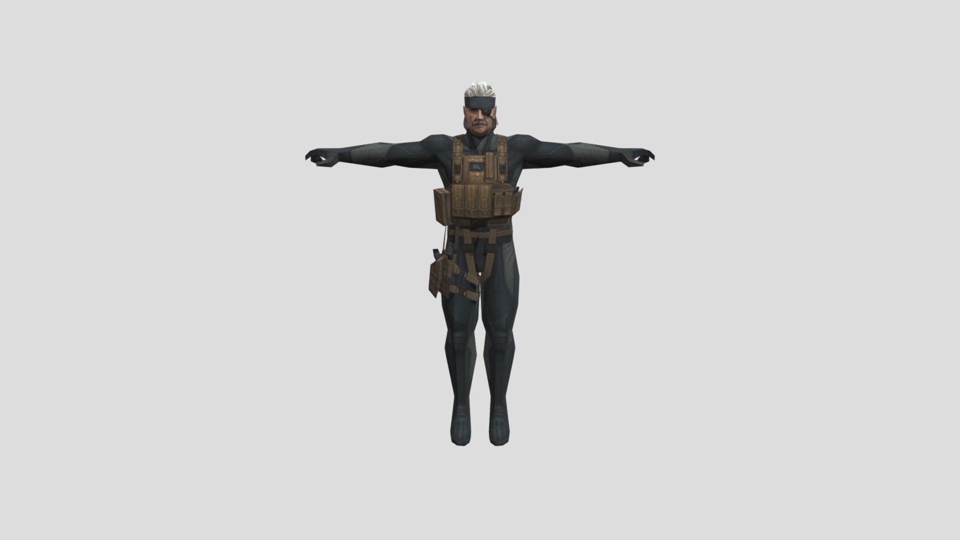 Solid Snake - Download Free 3D model by bobberxd [405af2c] - Sketchfab