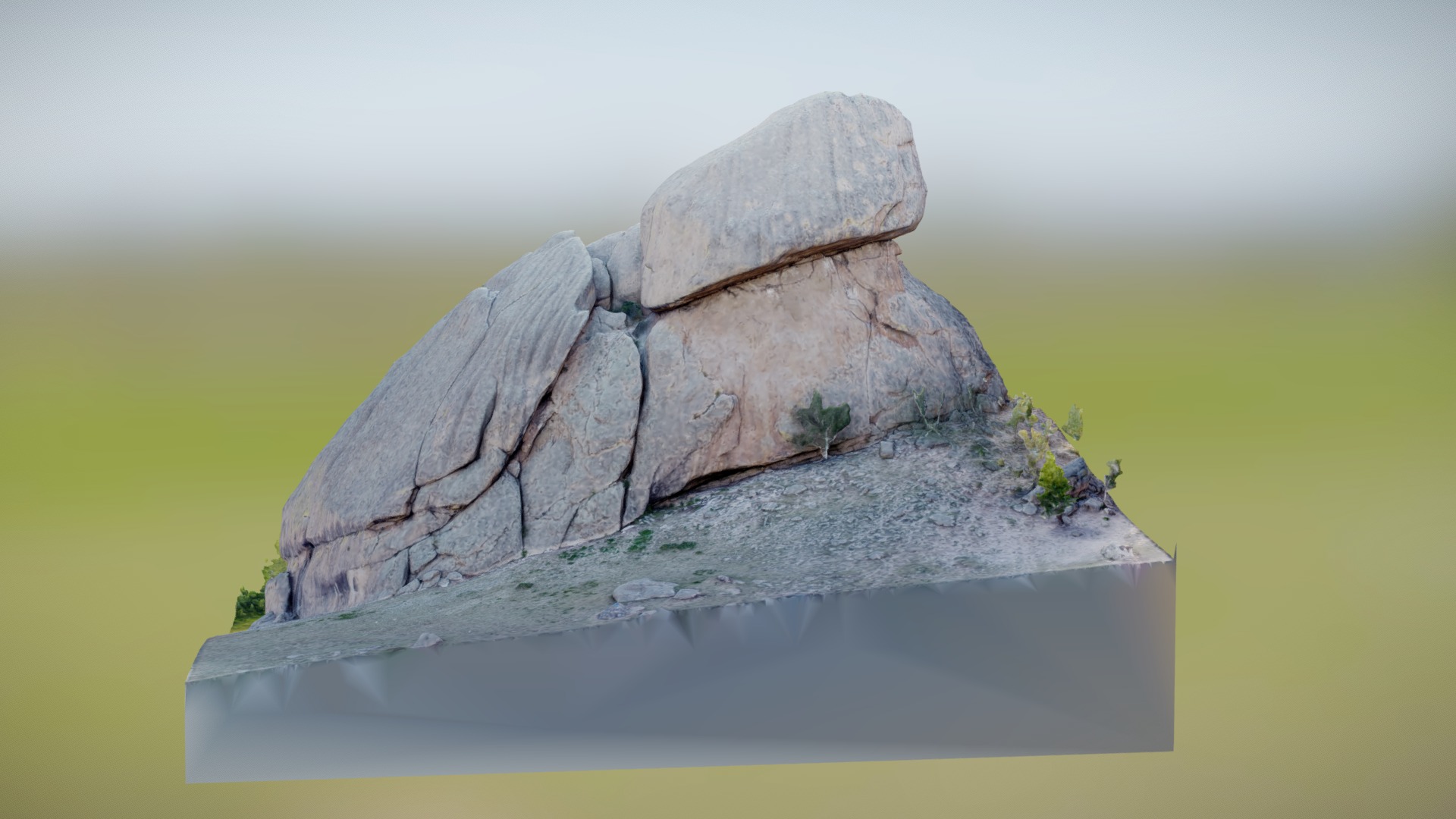 Turtle Rock - 3D model by dronesurveymongolia [405afb3] - Sketchfab