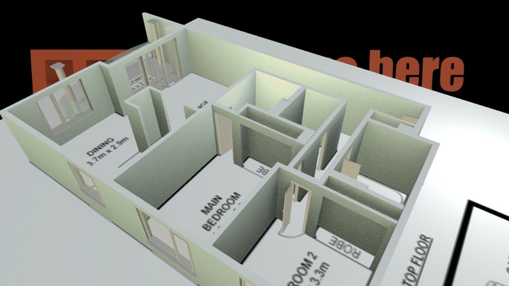 Premium Design Style - Unit/Flat - 3D model by 2Dto3Dplans (@deetee ...