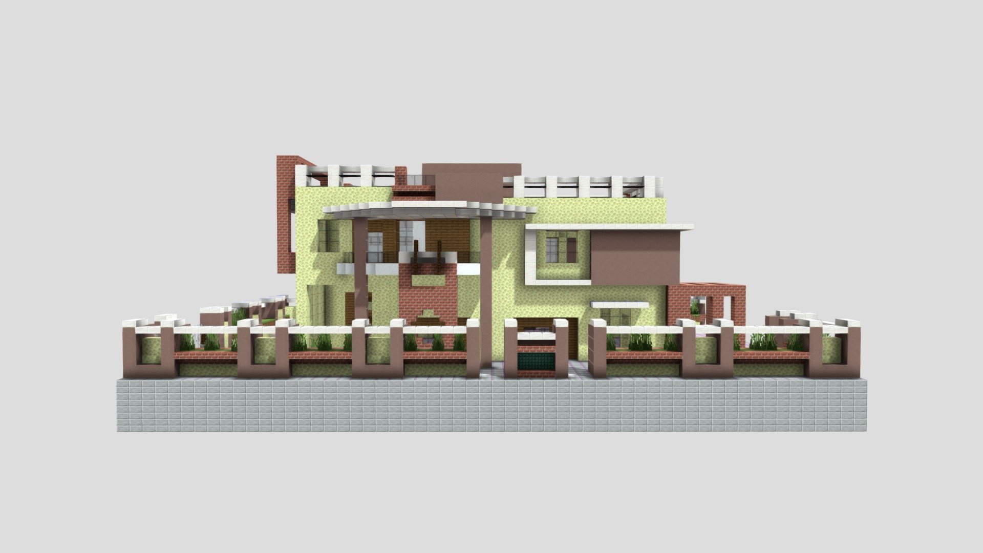 Minecraft Modern House - Download Free 3D model by jar (@jar9th ...