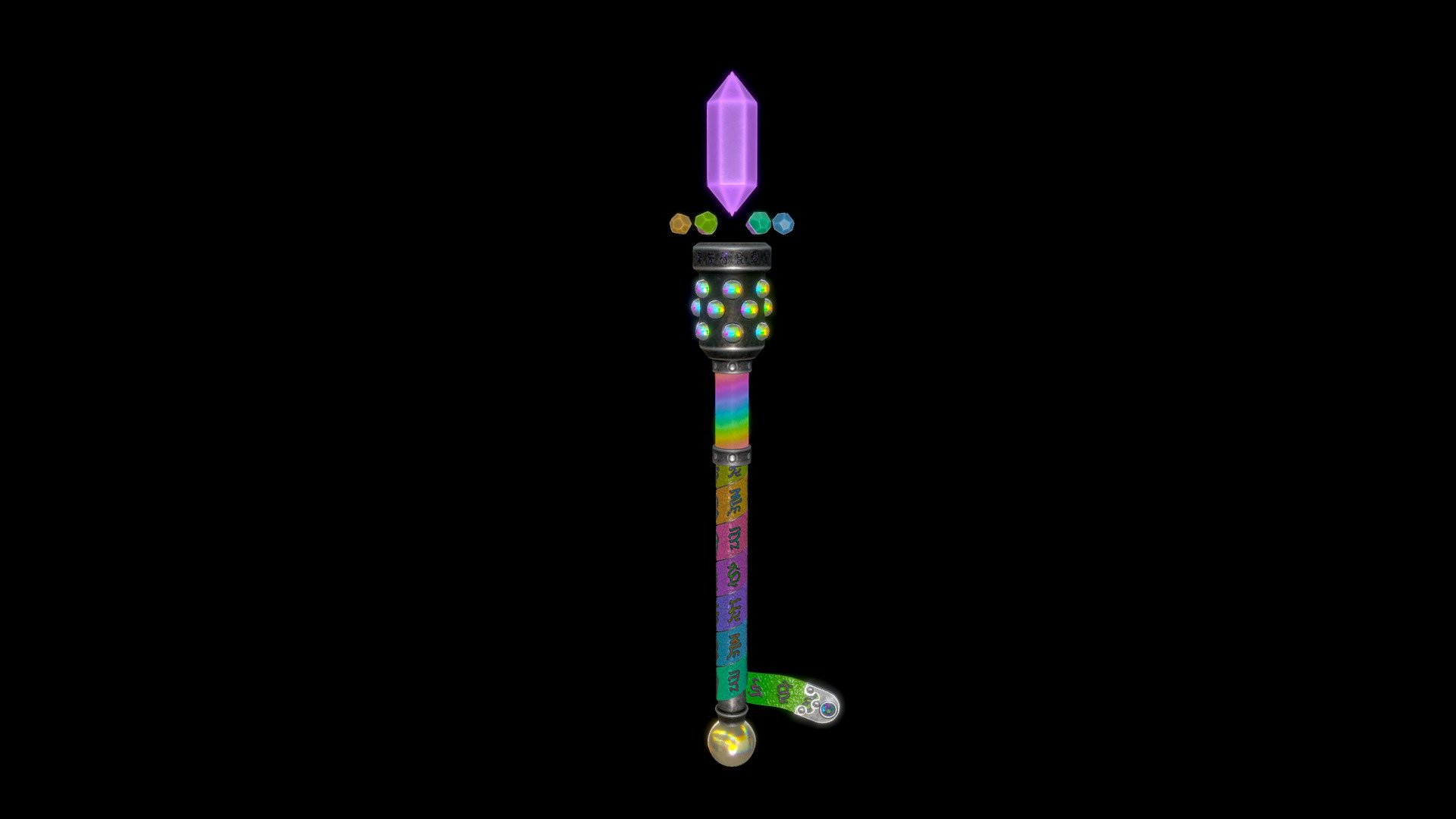 Crystal Staff - 3D model by Alex (@Alekzi) [405db55] - Sketchfab