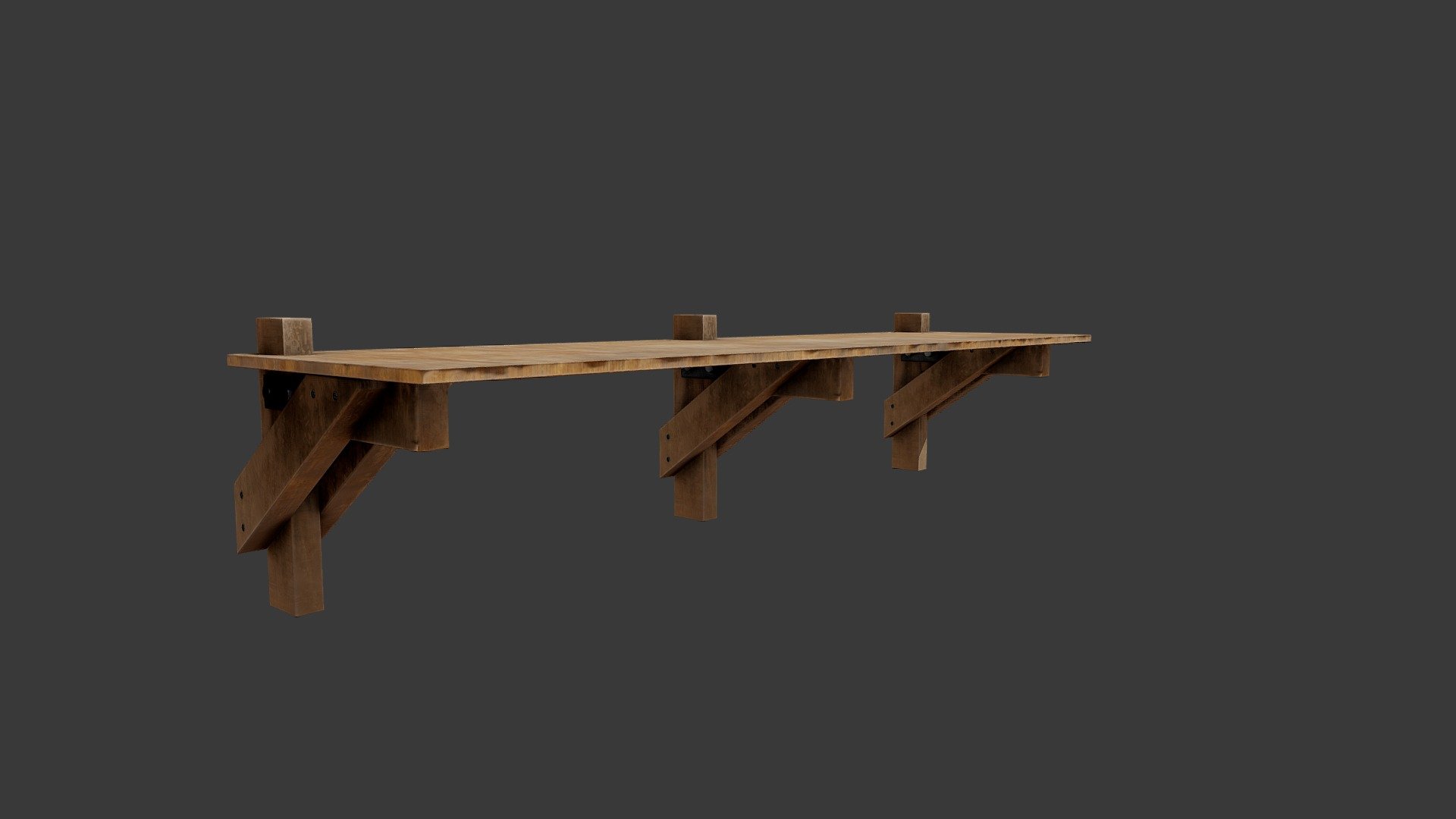 Workshop Wall Shelf - 3D model by cptfurball [405e933] - Sketchfab