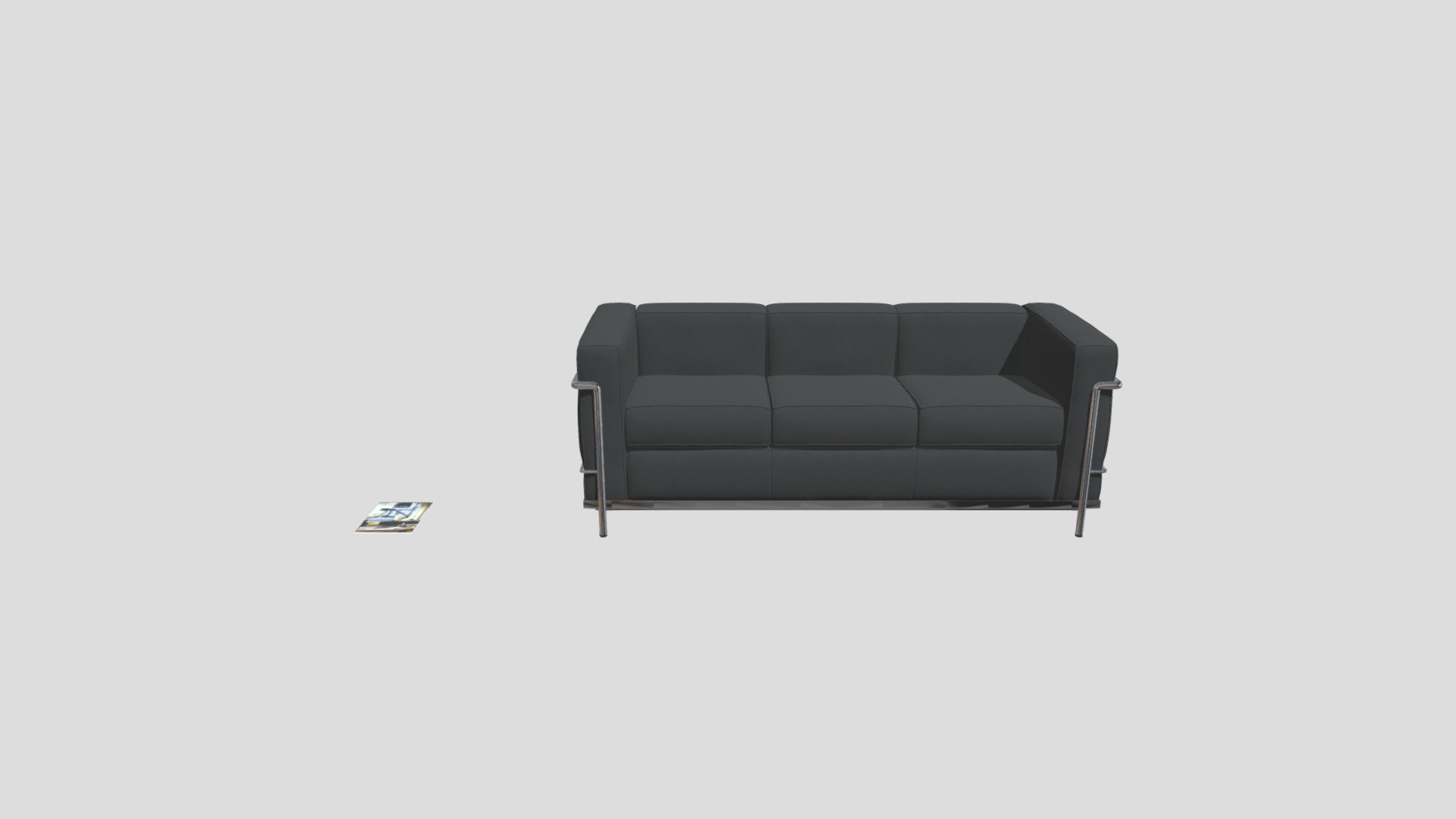 Cassina LC2 Sofa 3-Sitzer - Download Free 3D model by cairo_de [405ebb4] - Sketchfab