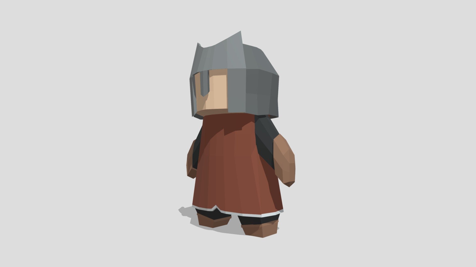Low Poly Warrior Character - Download Free 3D model by MonpeanArt ...