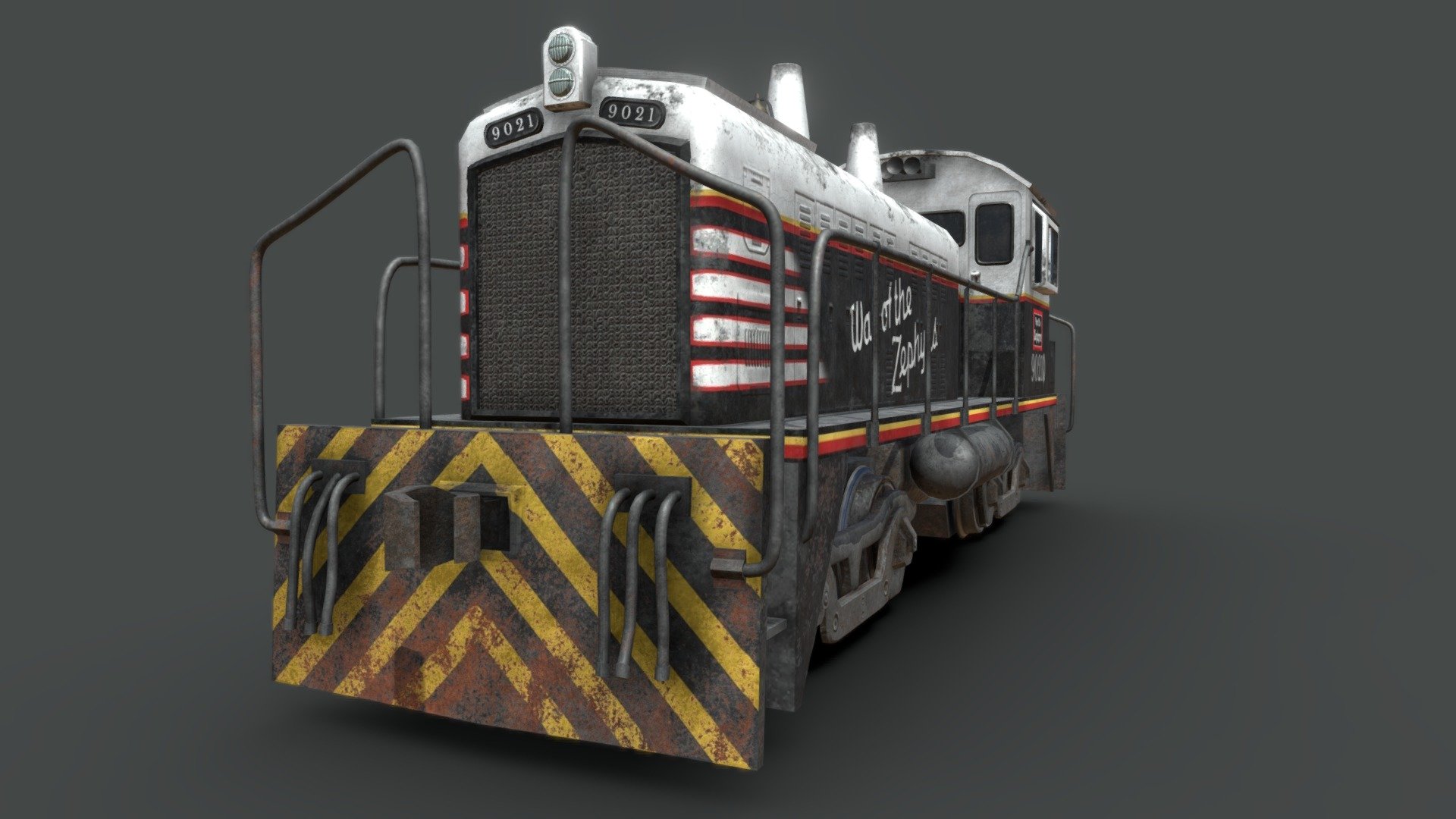EMD SW1200 Locomotive - Buy Royalty Free 3D model by billionlioe [4061026] - Sketchfab Store