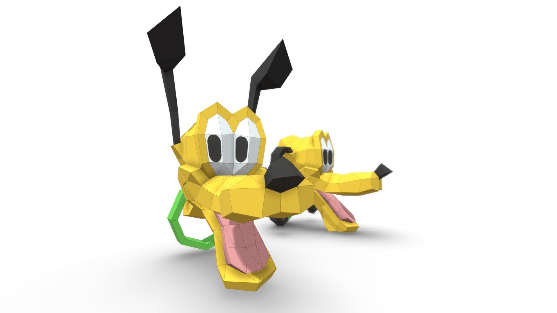 Pluto lowpoly - 3D model by PAPERstuff (@Vitaly..Voronov) [4061552 ...