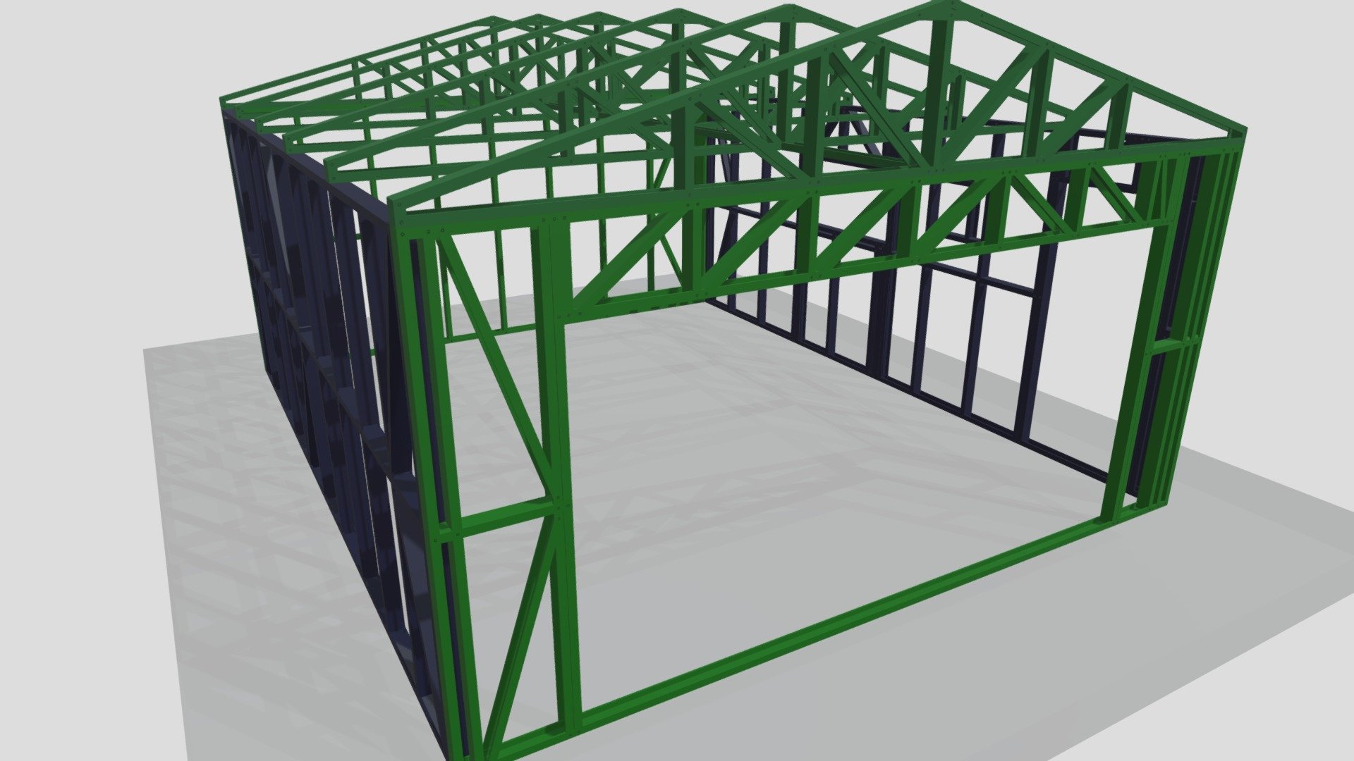 Single Garage - 3D model by THE SILVER FRAMES COMPANY (@PictonITM ...