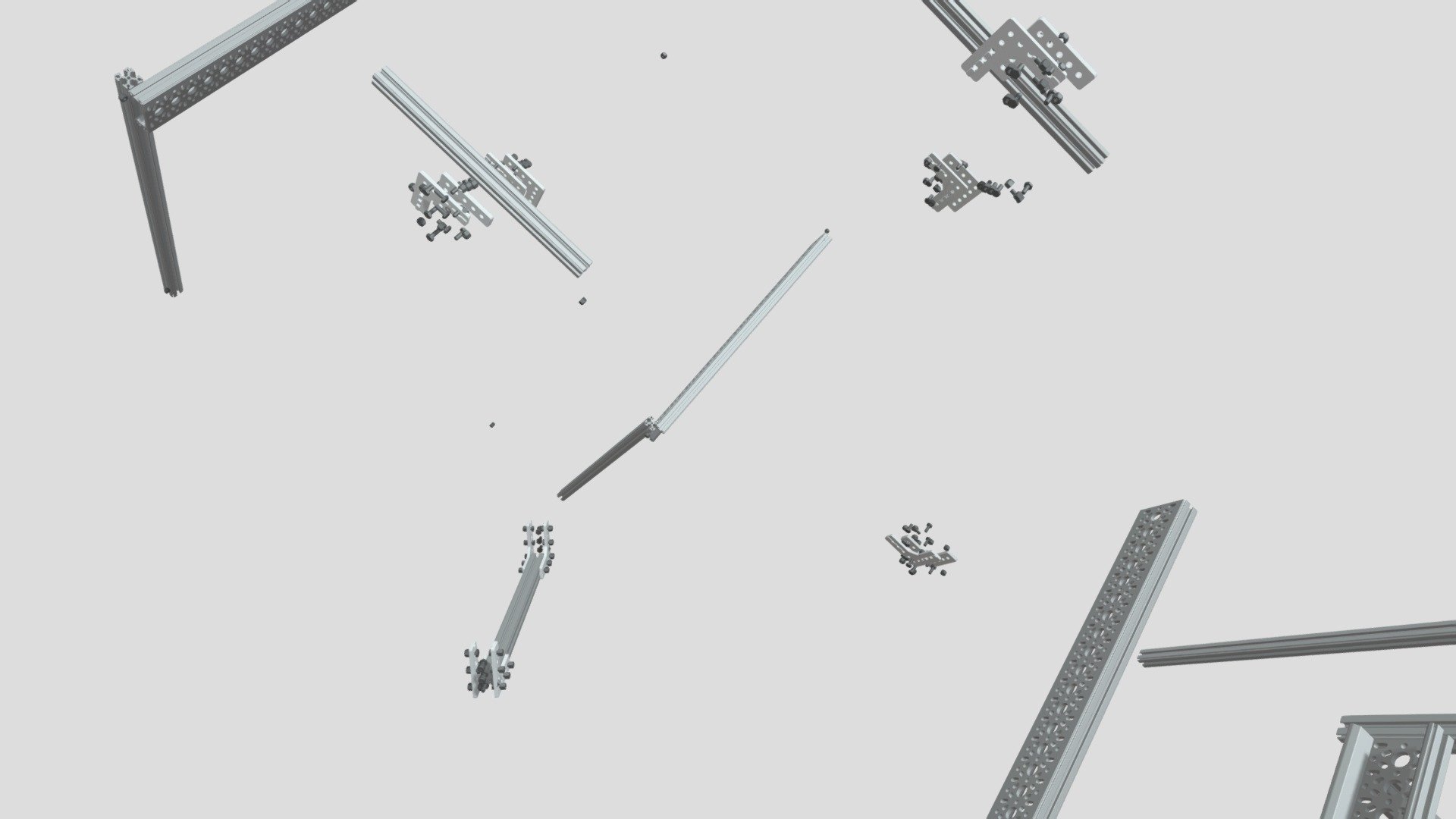 Rectangular 3D Structure Assembly_Anim_01 - 3D model by ToddDurant ...