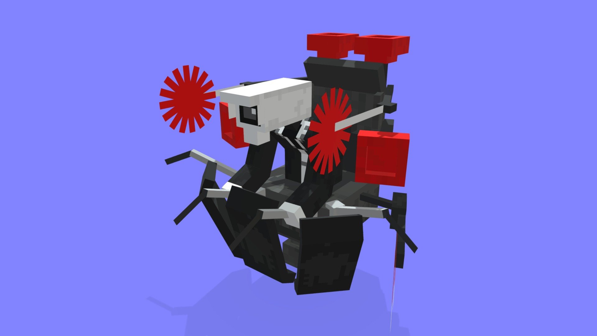 Cameraman Flying - Minecraft - Buy Royalty Free 3D model by El ...
