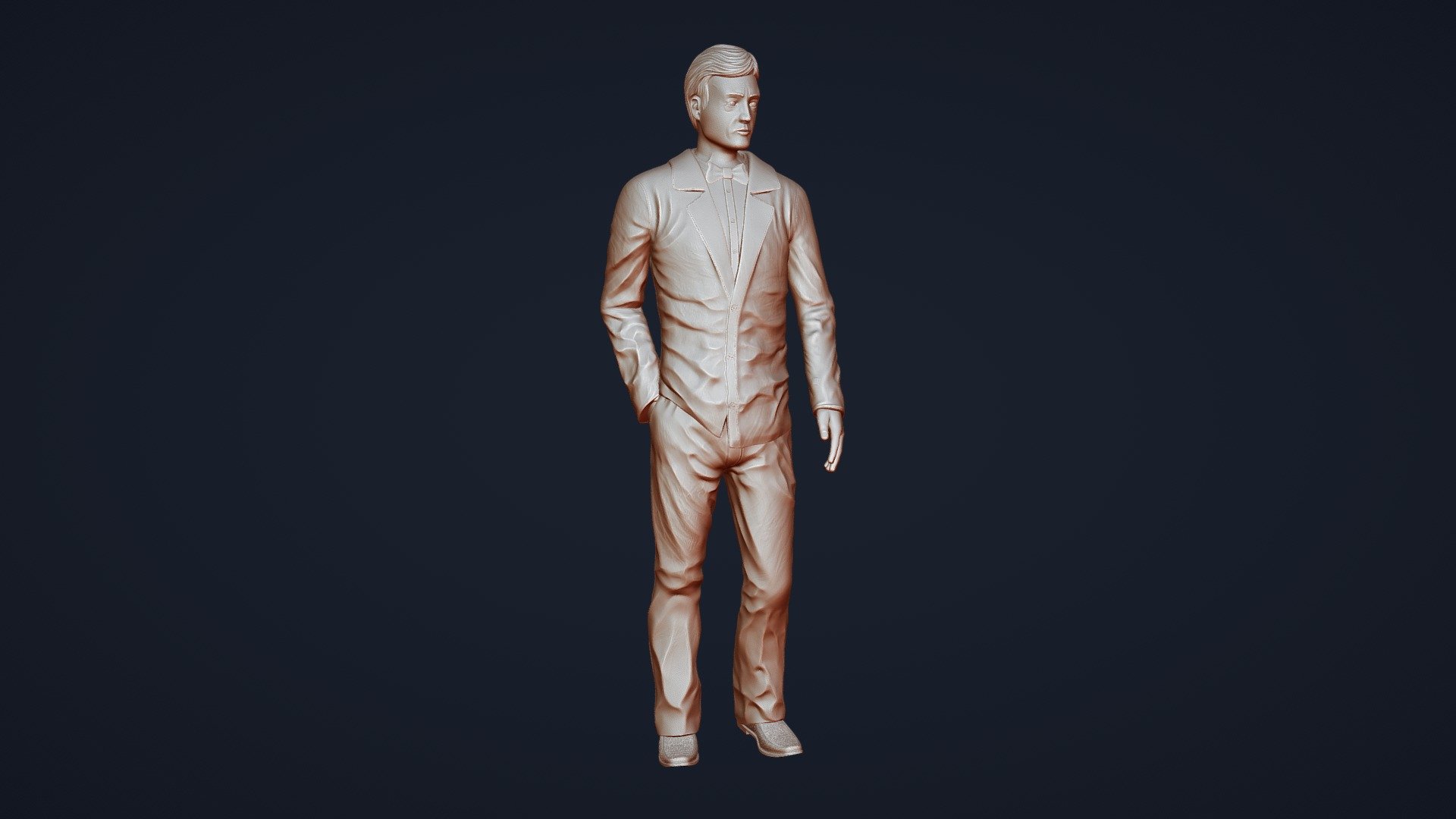 Man In Suit STL - 3D model by djkorg [4067046] - Sketchfab