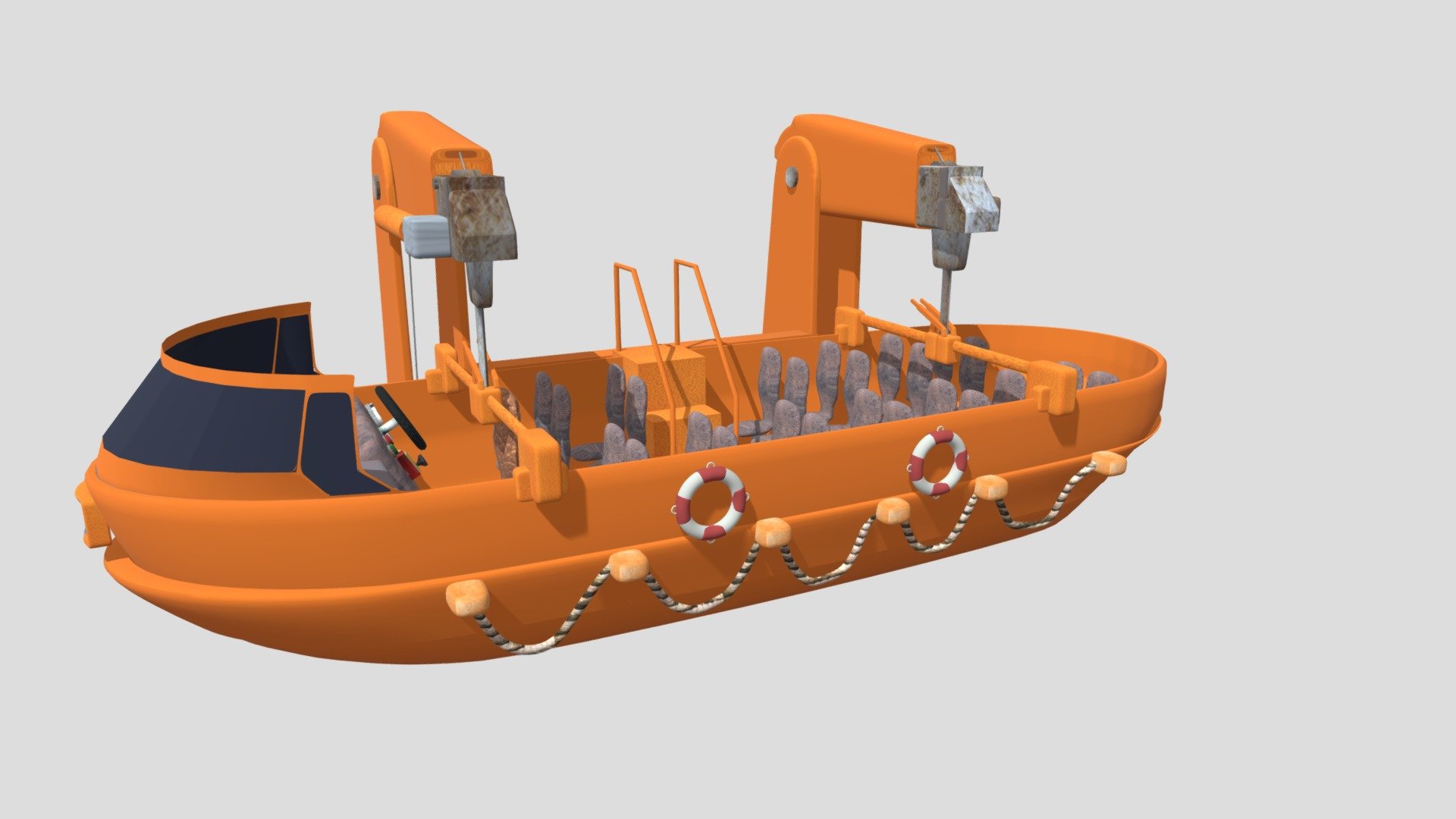 Lifeboat - Download Free 3D model by gogiart (@agt14032013) [40683a2 ...