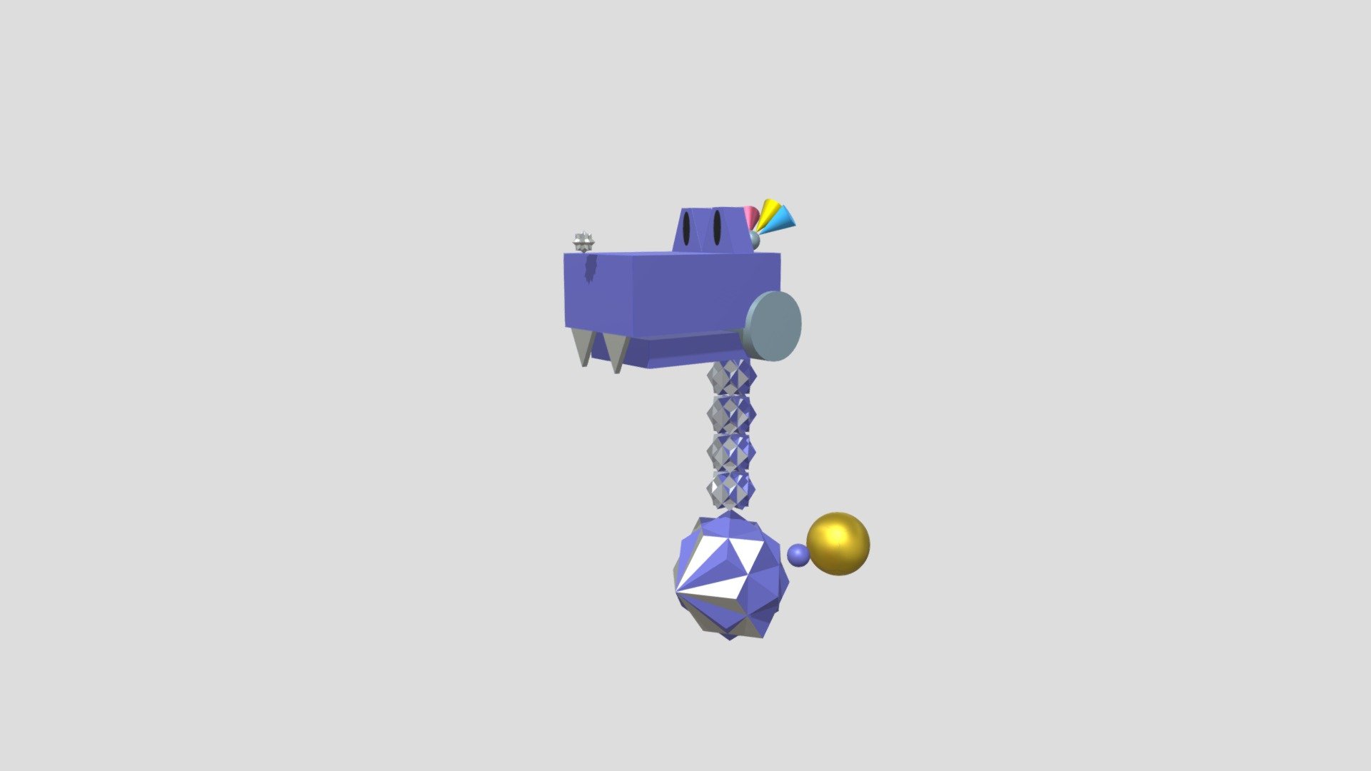 200,000 BC Jawbus (Super Paper Mario) - Download Free 3D model by ...