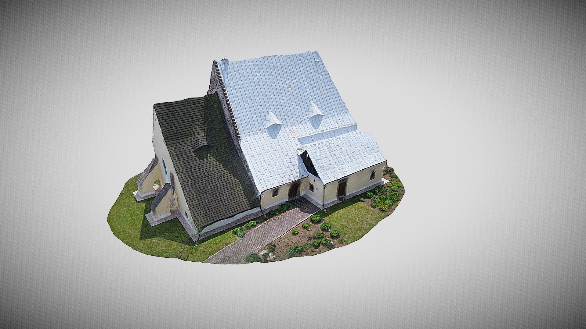 kosciol_25022024_simplified_3d_mesh - 3D model by kszeremeta [40694a9 ...