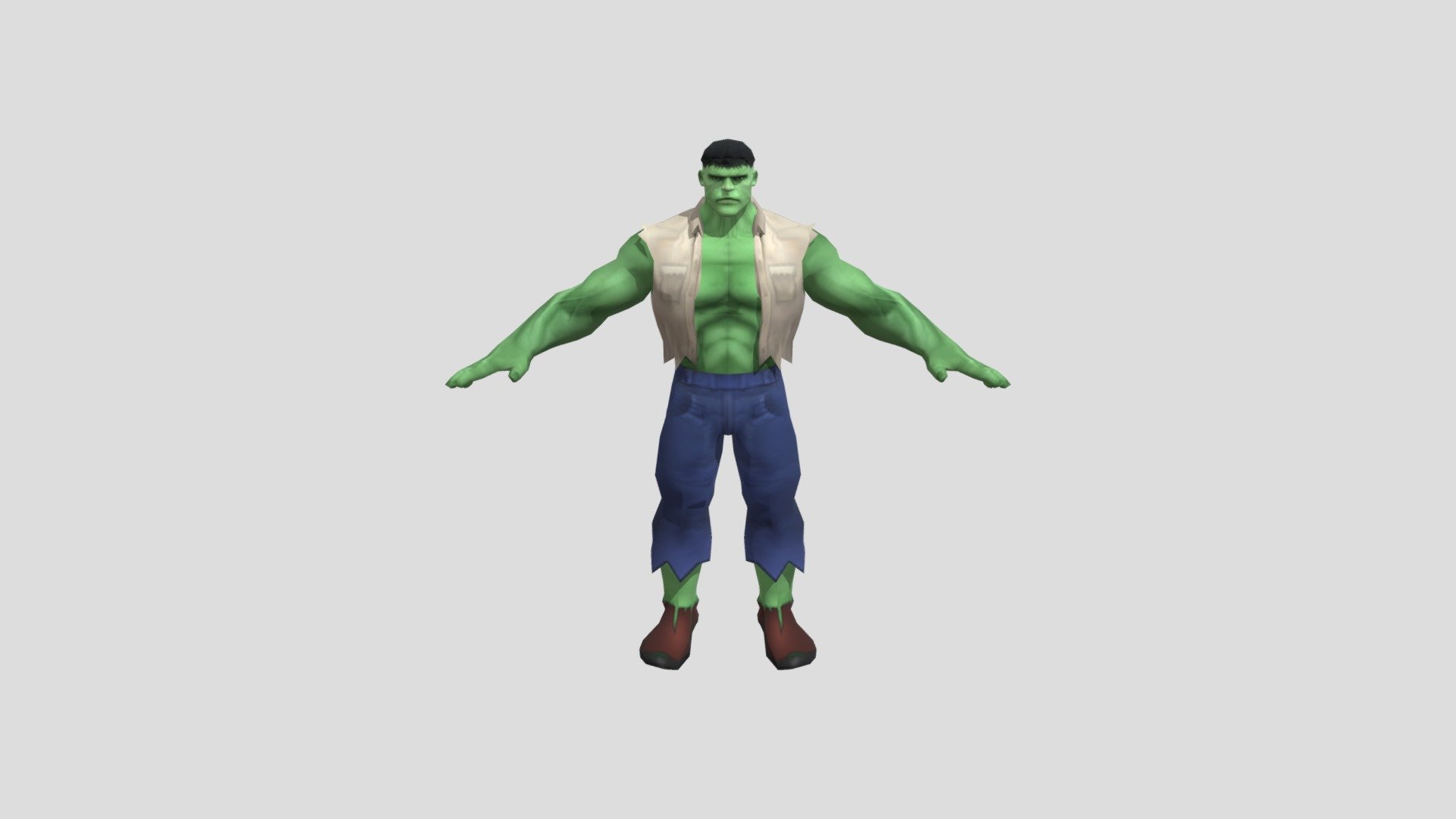 Hybrid Banner (Cutscene Model) - Hulk 2003 Game - Download Free 3D ...