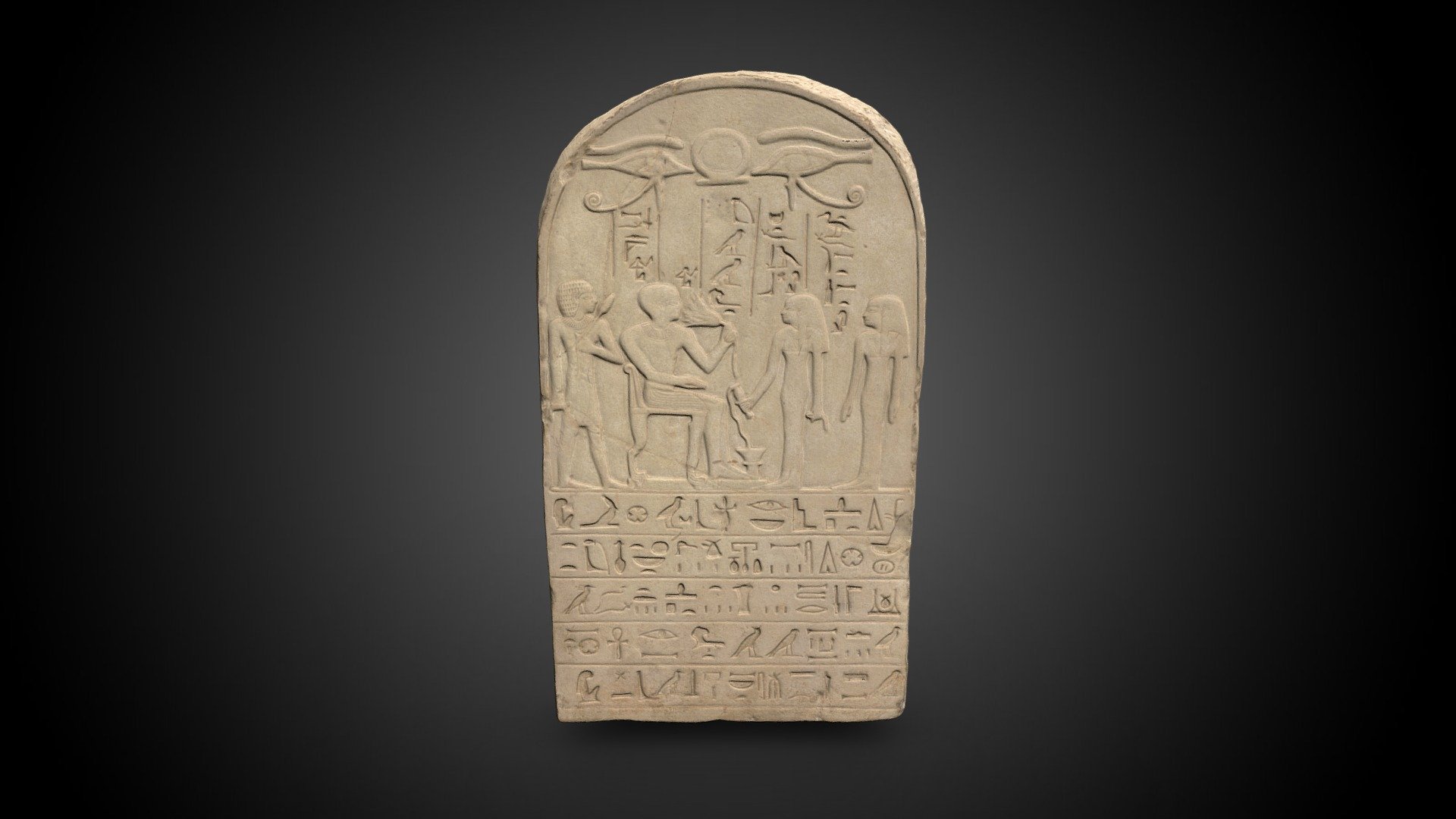 Funerary Stela of Horemhat - 3D model by Museo Egizio (@Museoegizio ...