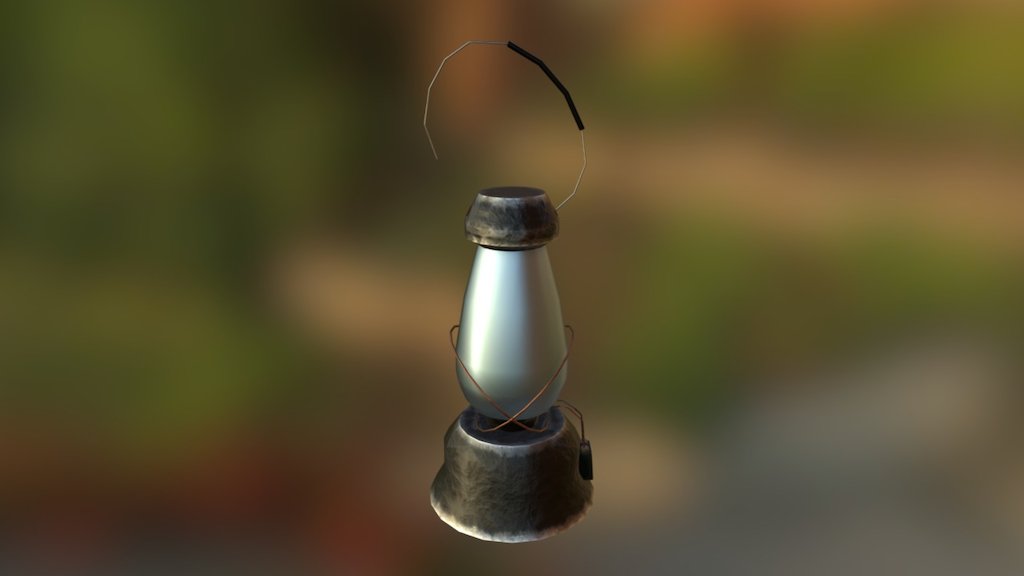 Broken Lantern - Medium /Textured - 3D model by alexandersen [406e3b4 ...