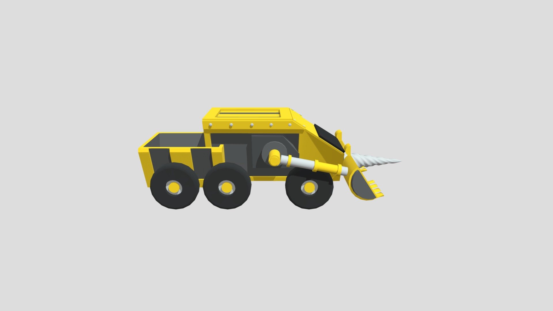 Space Mining Vehicle. - 3D model by Dimitri2003 [406f1ac] - Sketchfab