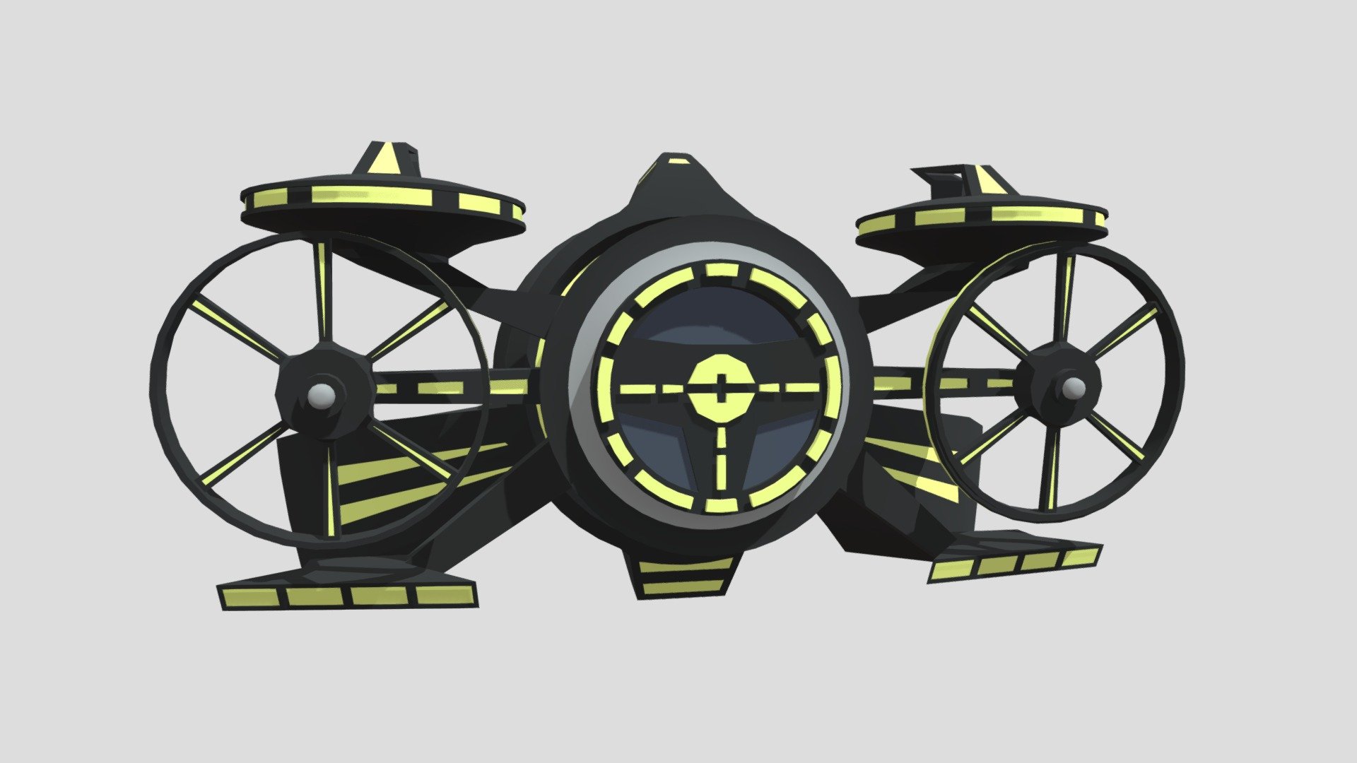 The Circular Spaceship - Download Free 3D model by elijahtheshaver ...