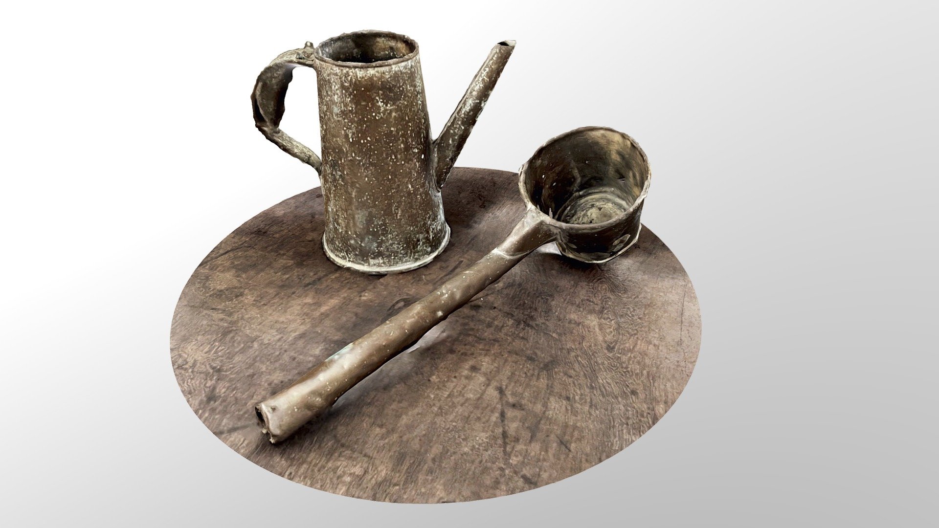 #3 Antique Brass Kettle (Tall) - Scaniverse - Download Free 3D model by ...