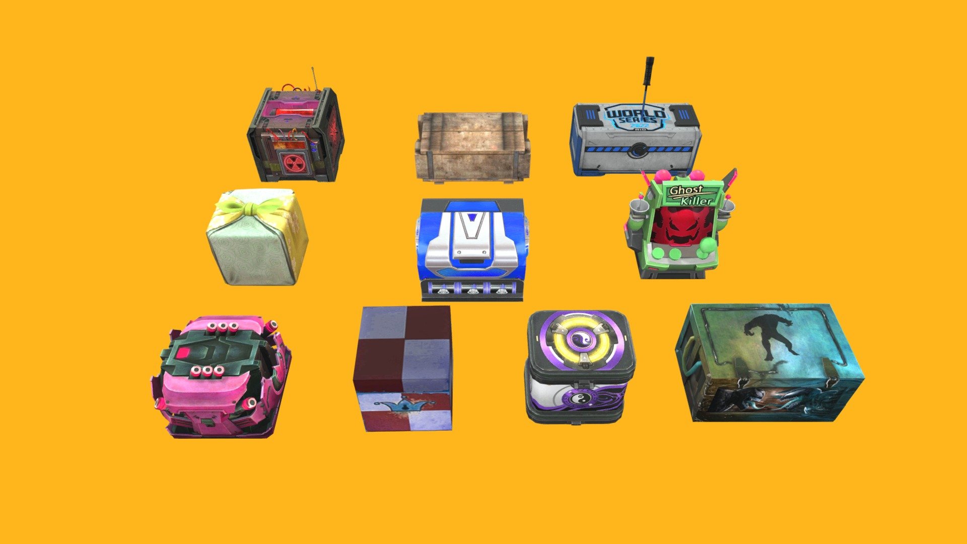 Loot Box Pack - Buy Royalty Free 3D model by NextLevelModels ...