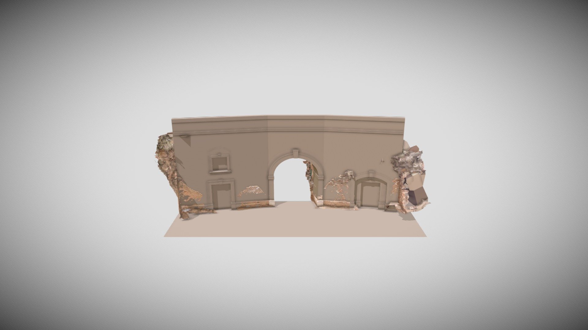 Bastion Górny Fasada - Download Free 3D model by mccornik1 [40700b1 ...