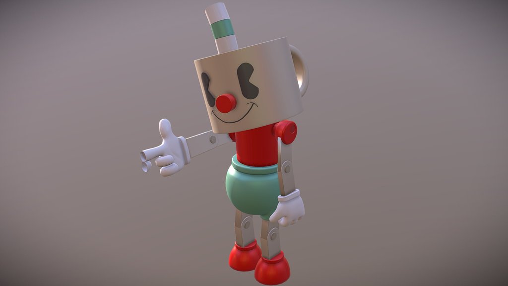 cuphead - A 3D model collection by sundrop123 - Sketchfab
