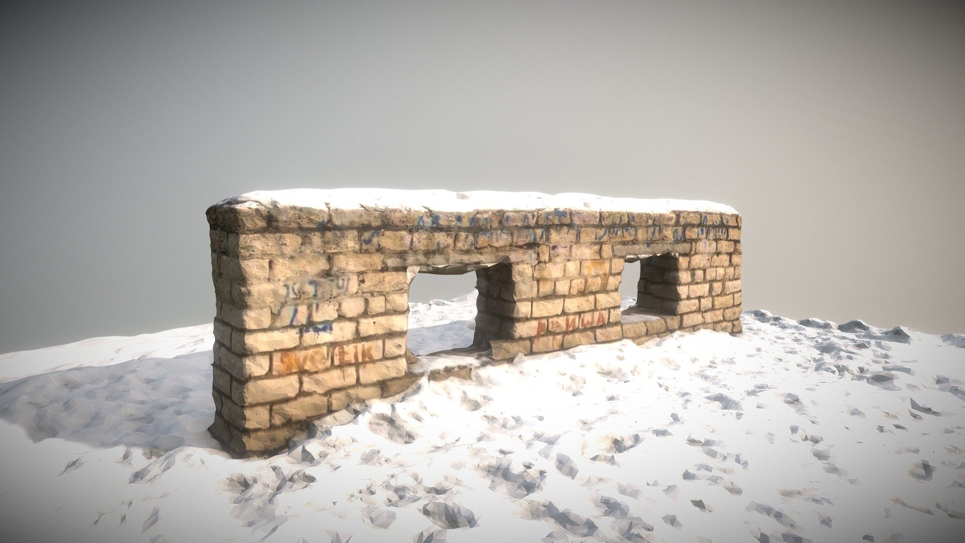 Brick Wall - Download Free 3D model by maverick.ozersk [40718dd ...