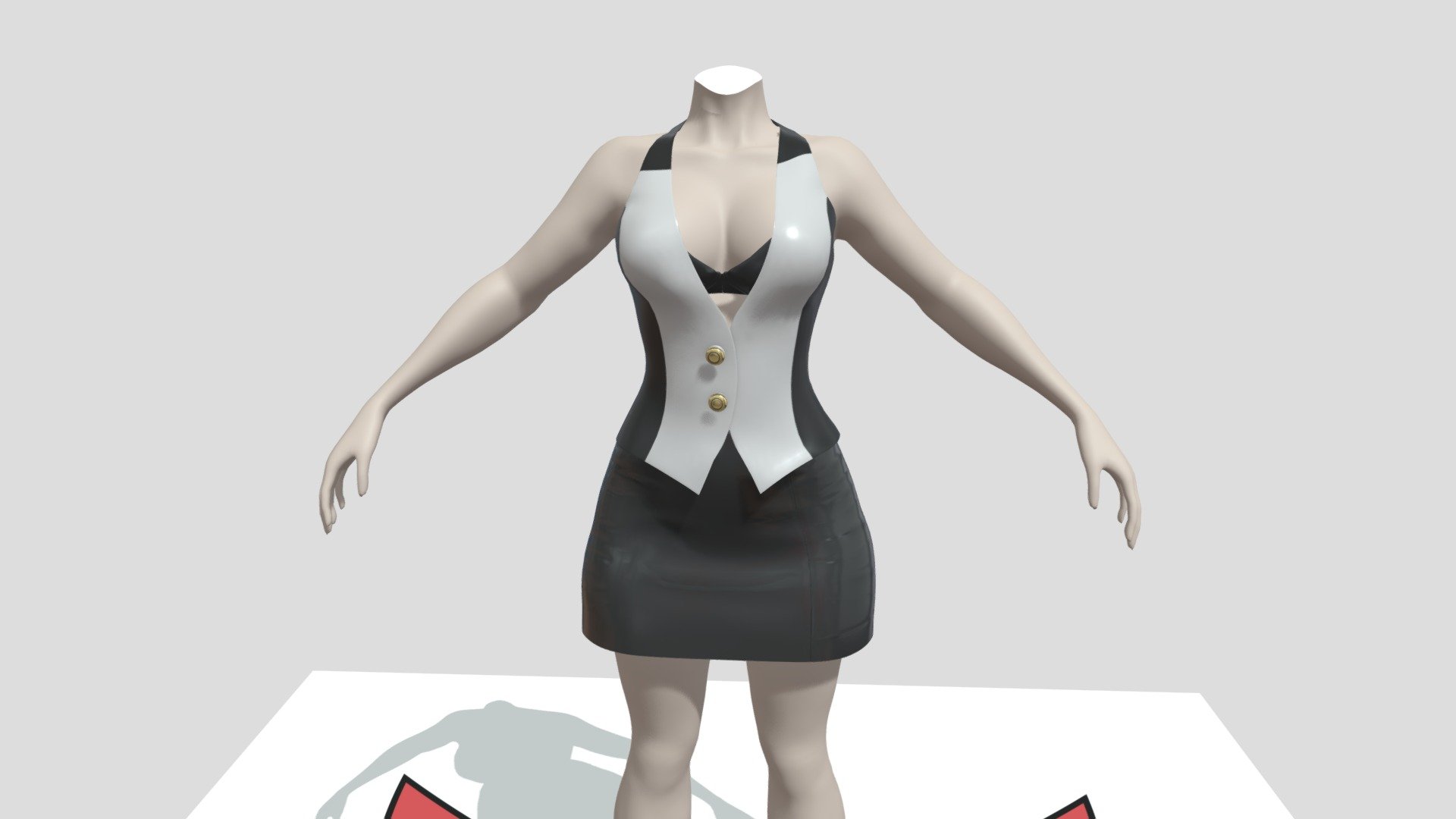 Avatall Eve Vest Mei - Buy Royalty Free 3D model by pocolov [407206e ...