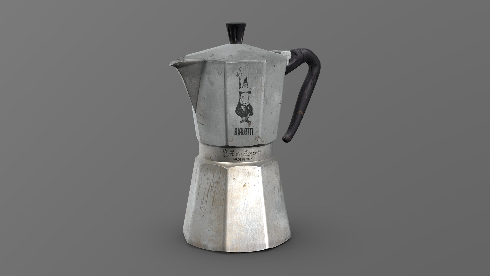 Bialetti - Moka Express coffee pot - Buy Royalty Free 3D model by ...