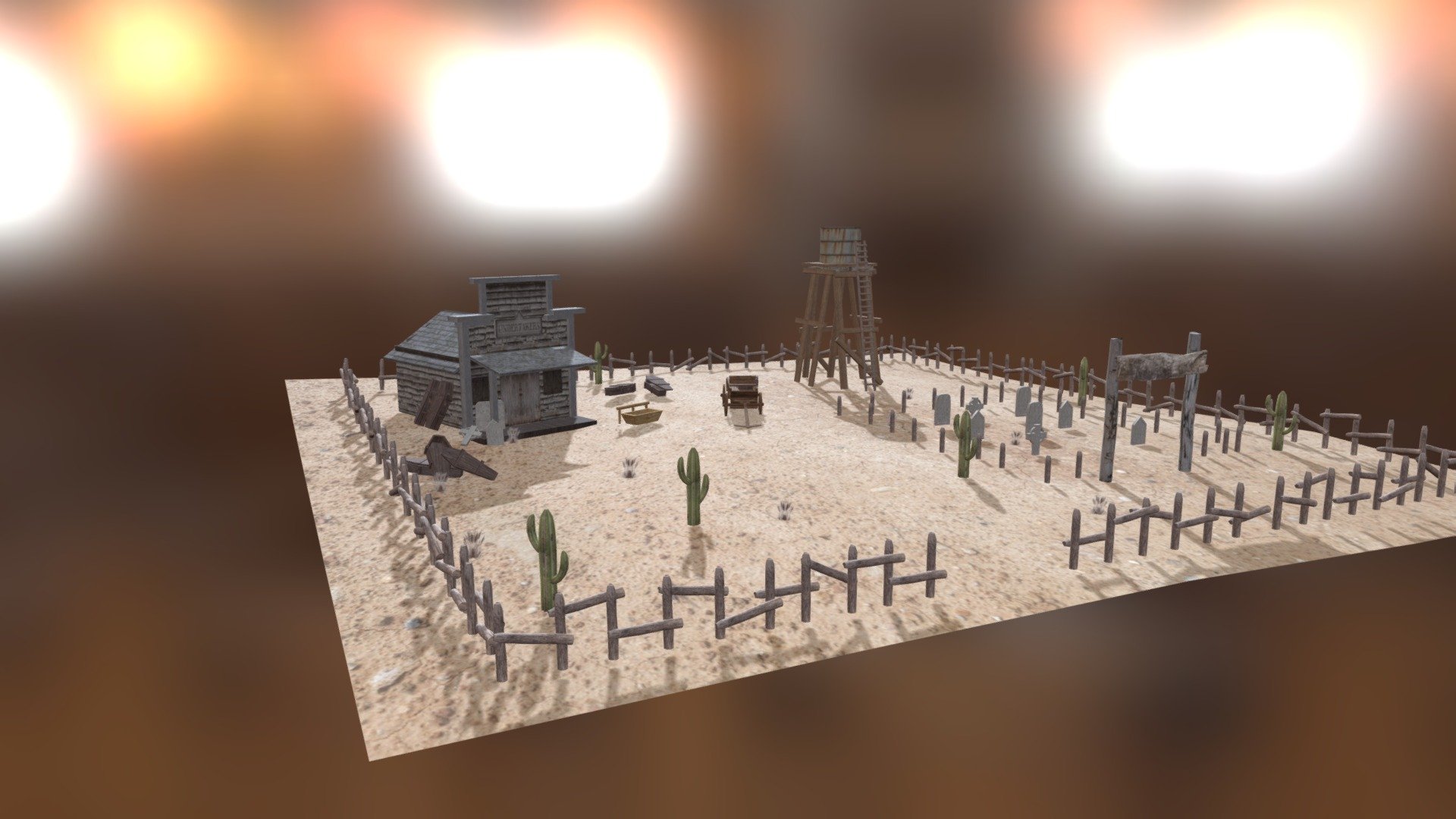Wild West Scene Mark Ii - 3D model by Bwinji Shamutete (@MangyMedusa ...