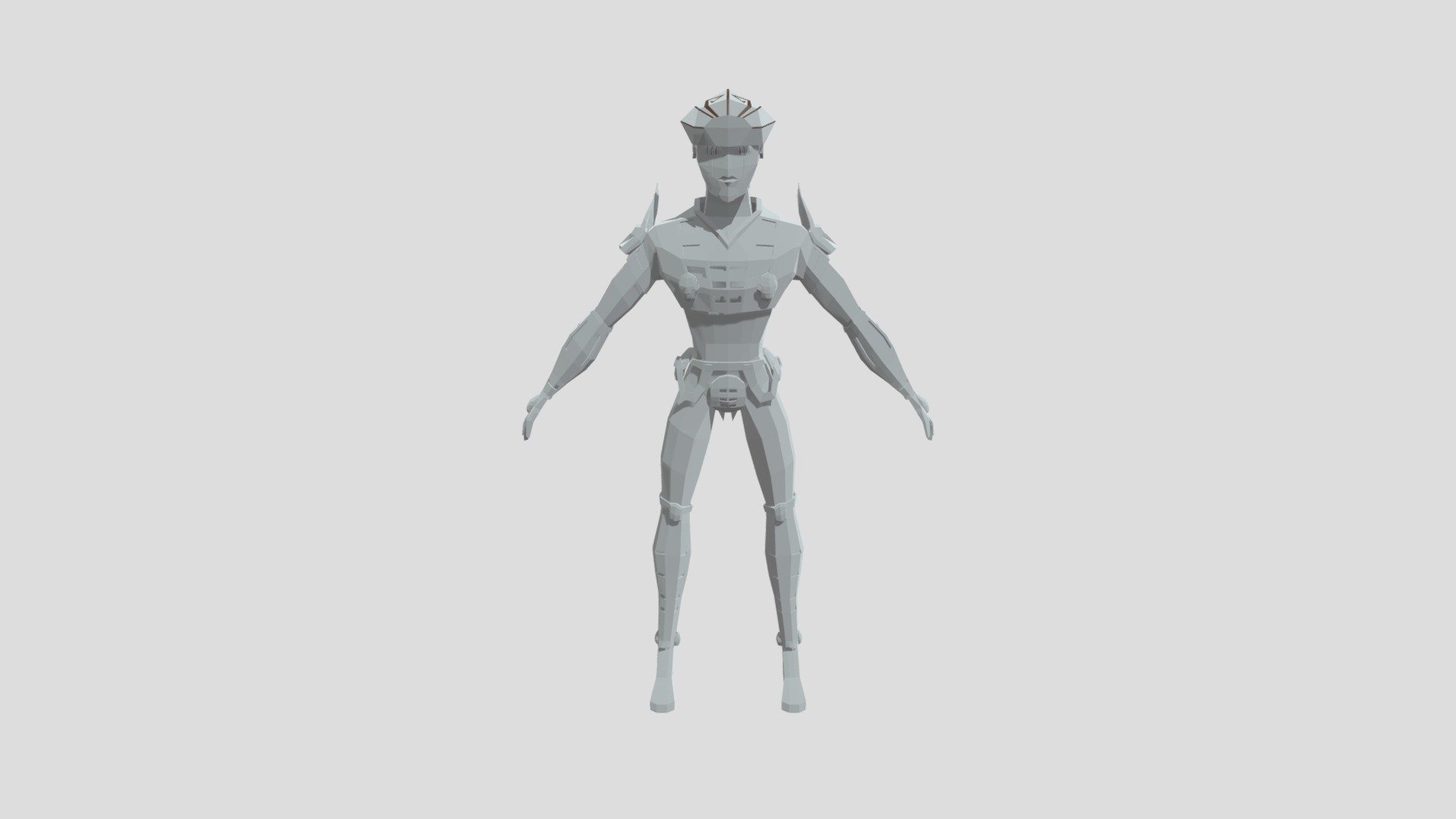 Gold Experience low poly - Download Free 3D model by Ne0n_D3mon ...