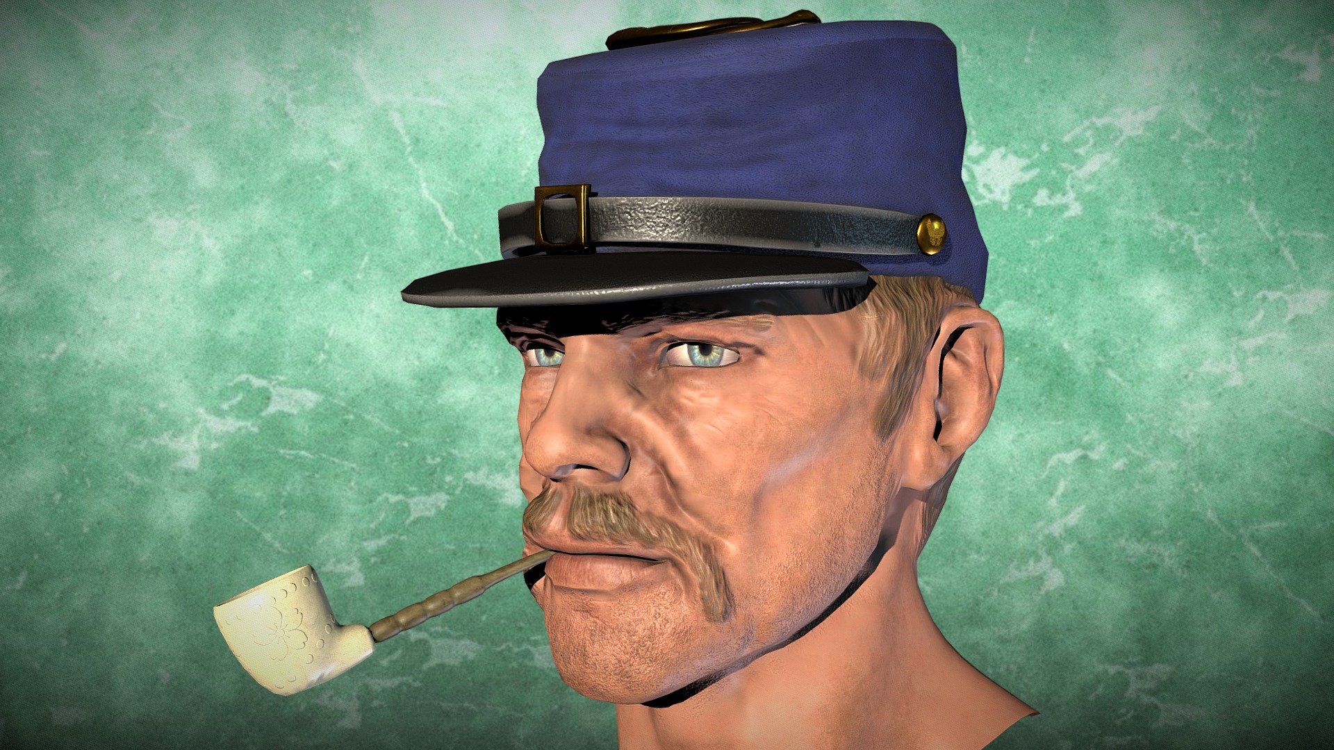 Union soldier - head sculpt - Download Free 3D model by Andy Woodhead ...