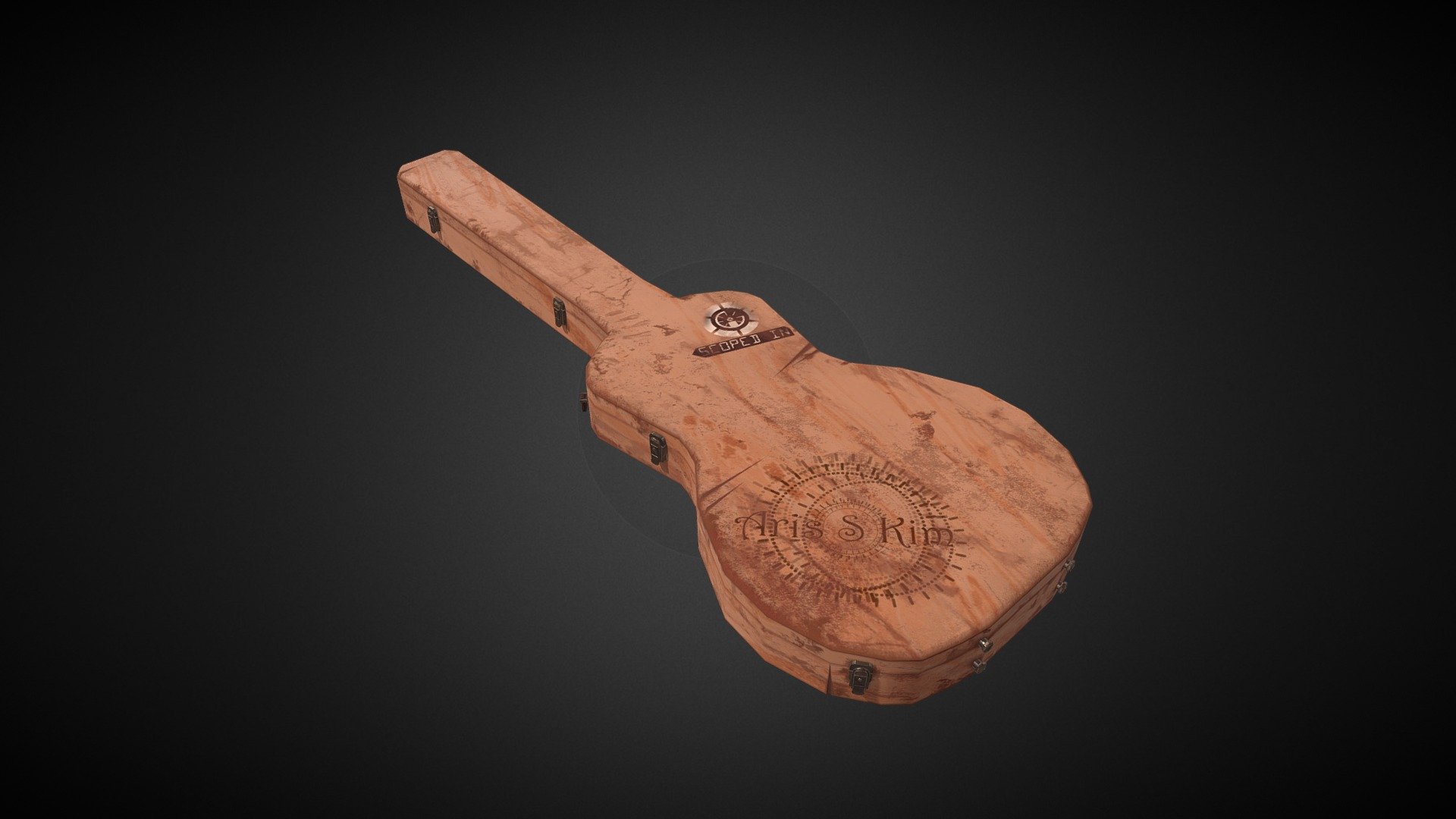 Weathered Guitar Case - 3D model by arisskim [40772e1] - Sketchfab