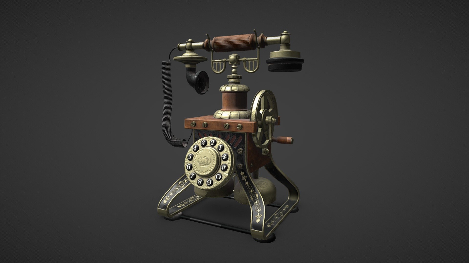 Telephone - 3D model by MEISTERVERSE [4077ac7] - Sketchfab