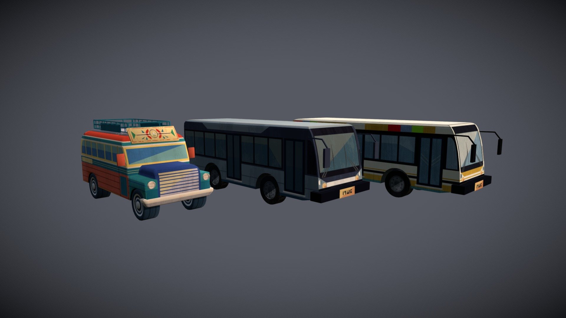 CSD_Buses - 3D model by Alex Borjas (@alexborjas) [407800f] - Sketchfab