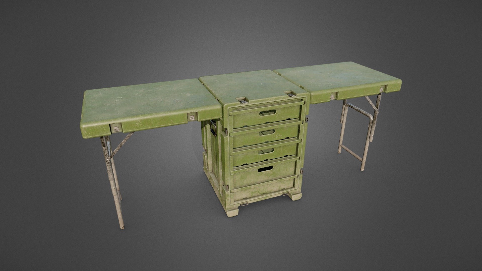 Military Table | Game Ready | Realistic | PBR - 3D model by G-SLIDE ...