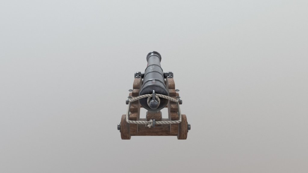 Naval Gun - 3D model by 3DMedia Toonz! (@3dmediatoonz) [407c08e ...