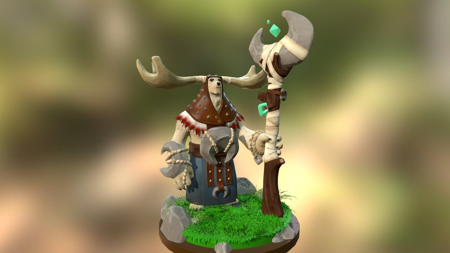 Shaman - 3D model by Carlos Montero (@yaaargh) [407c1ba] - Sketchfab