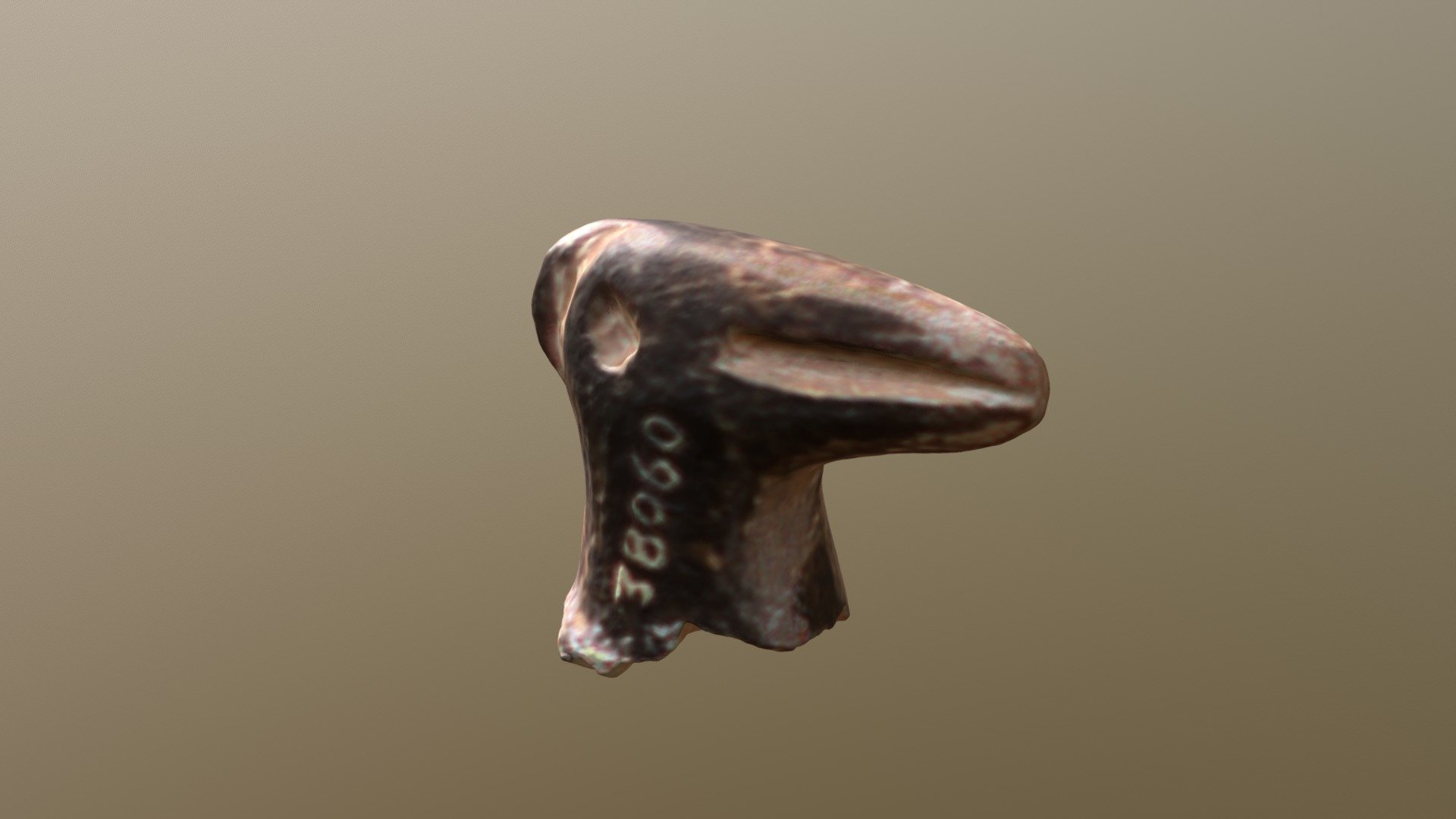 Bird pipe (NS 38060) - 3D model by Royal Ontario Museum, Archaeology of ...