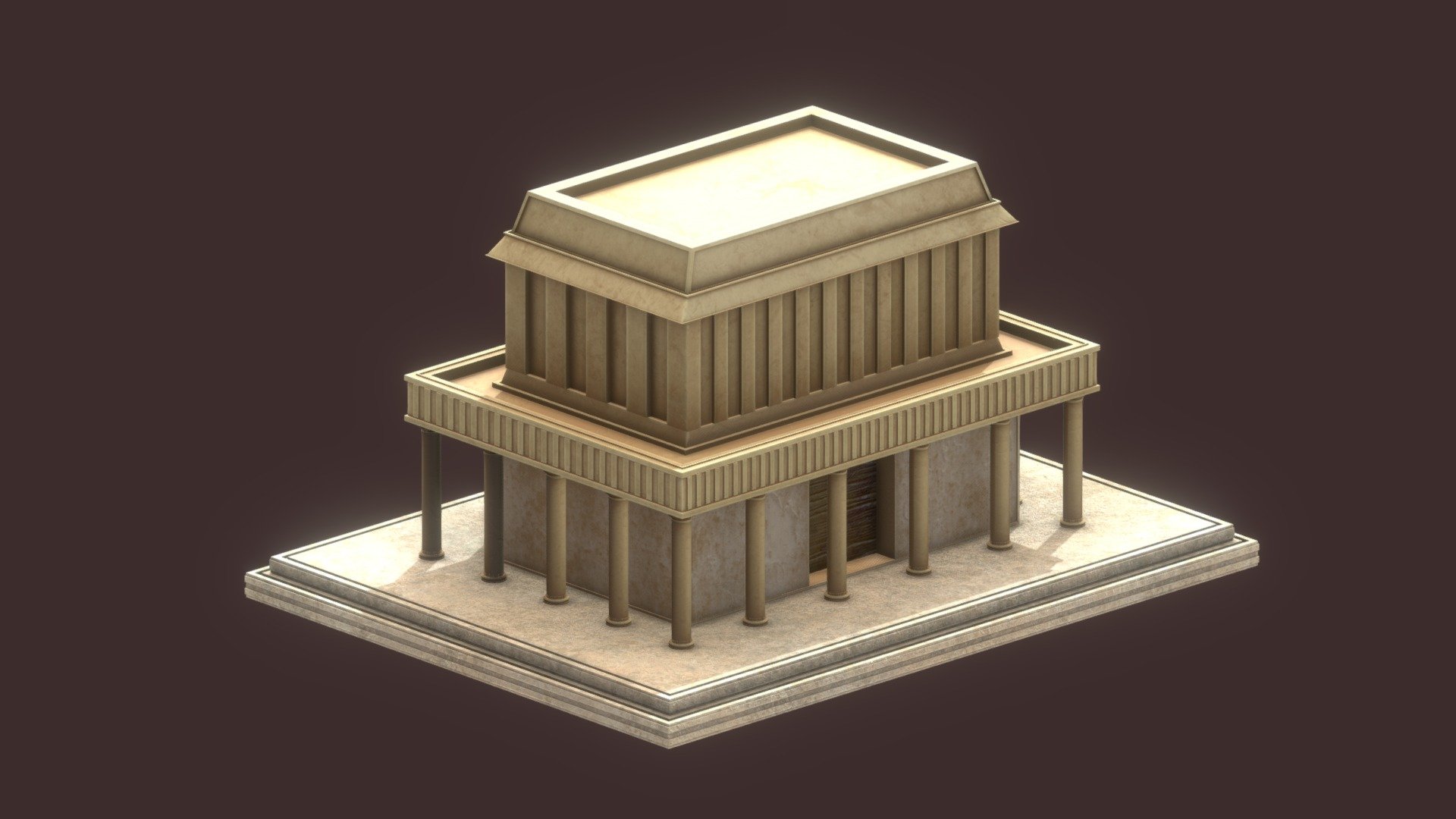 Stylized ancient building - Buy Royalty Free 3D model by cpineda3d [407ea07] - Sketchfab Store