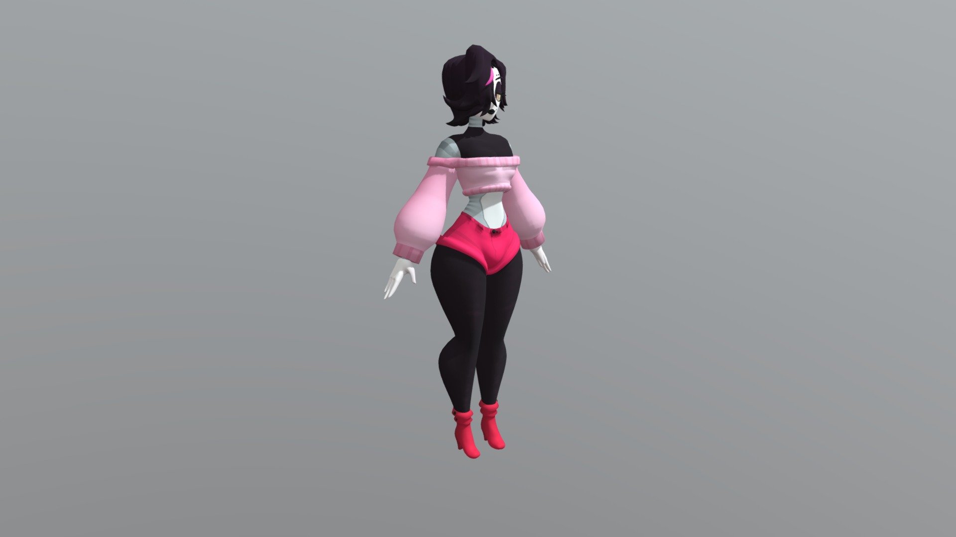 Mettaton outfit1 FINAL - Download Free 3D model by Shedletsky (@cjcarljhosson) [407ef5c] - Sketchfab