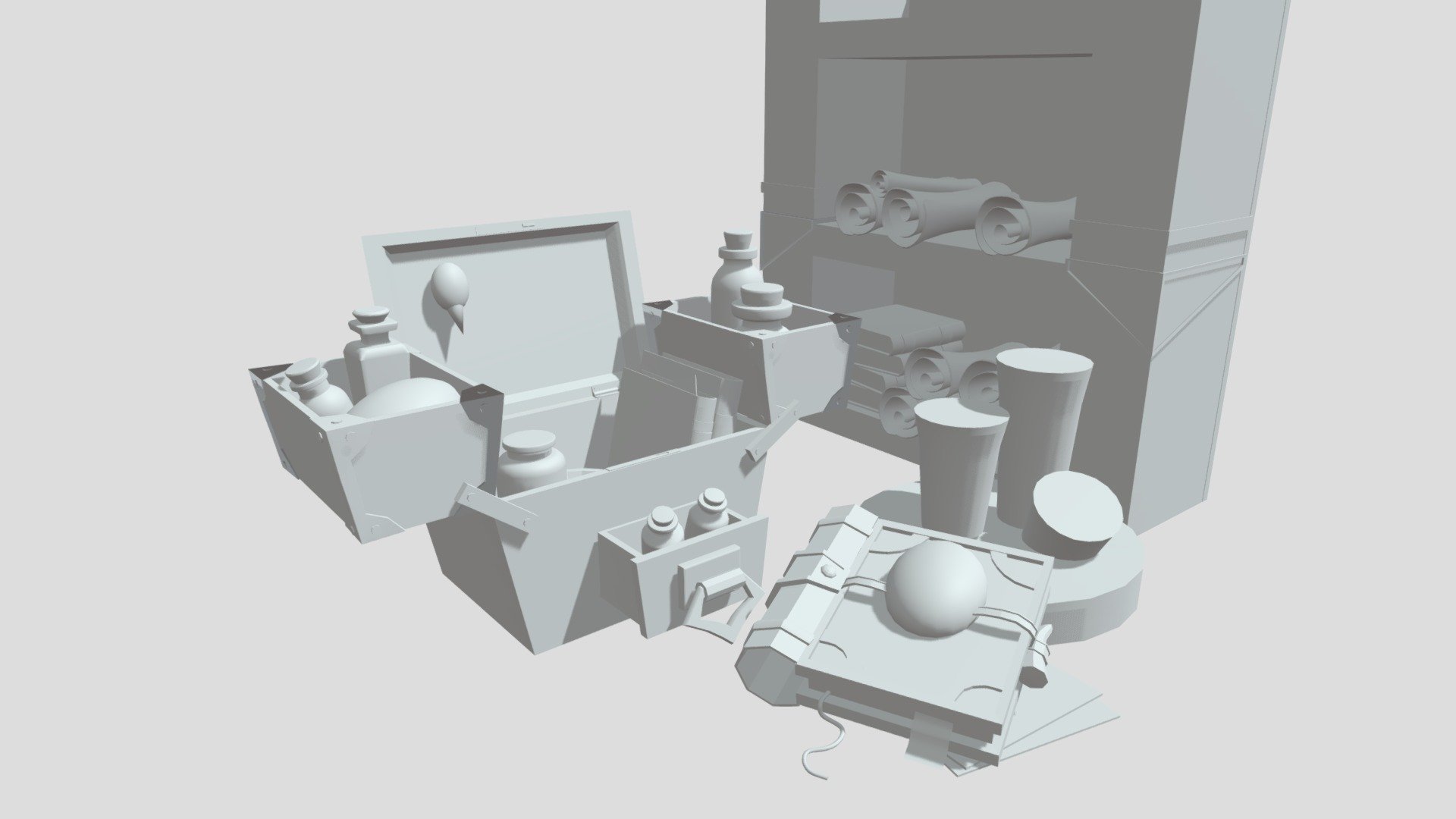 Witch_ Box_2_3 - 3D model by j.bushnell [40802f6] - Sketchfab