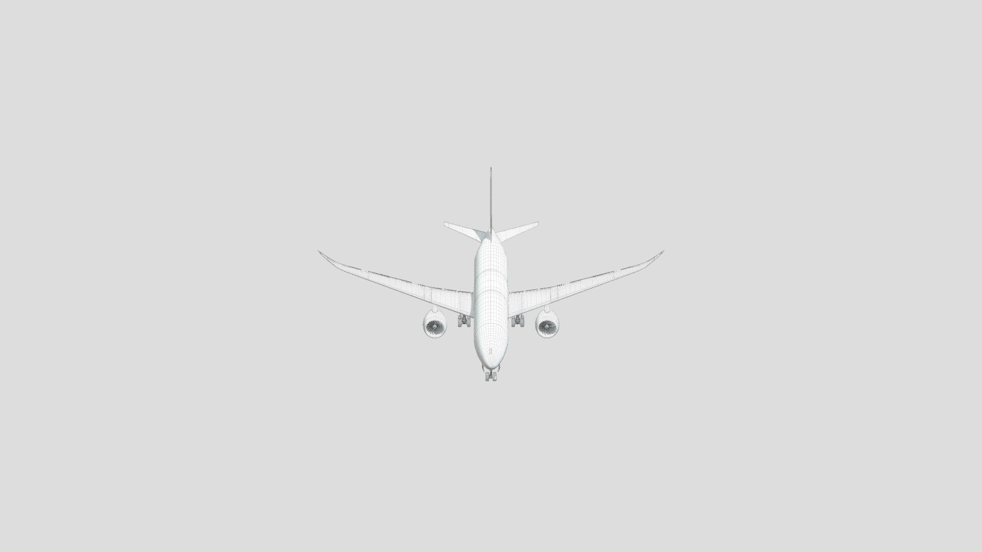 Boeing 787-10 Wireframe - 3D model by minhdao1196 [40802f9] - Sketchfab