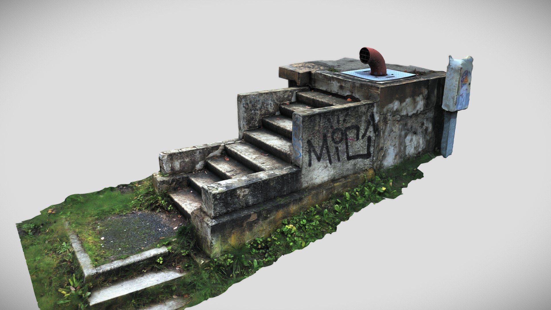 stair sample - 3D model by cadbimgroup [40814ed] - Sketchfab