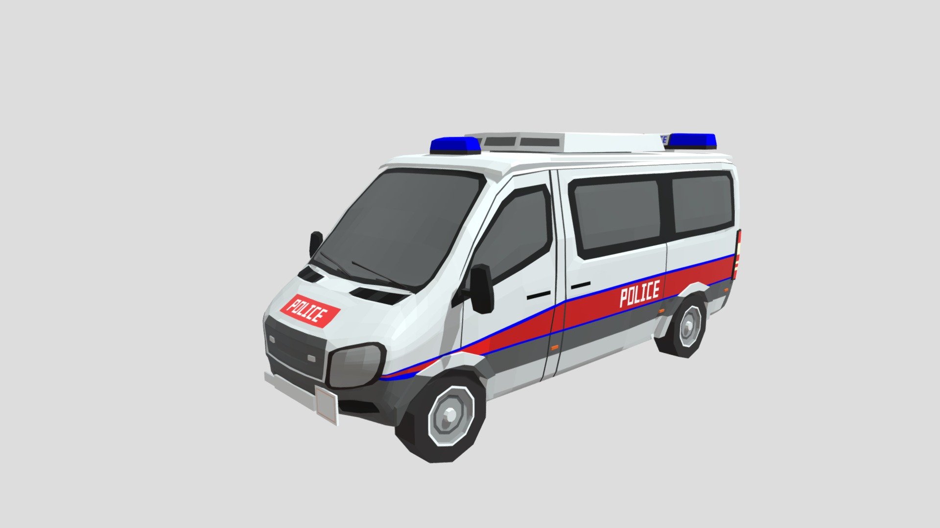Hong Kong Police Van - Buy Royalty Free 3D model by businessyuen ...