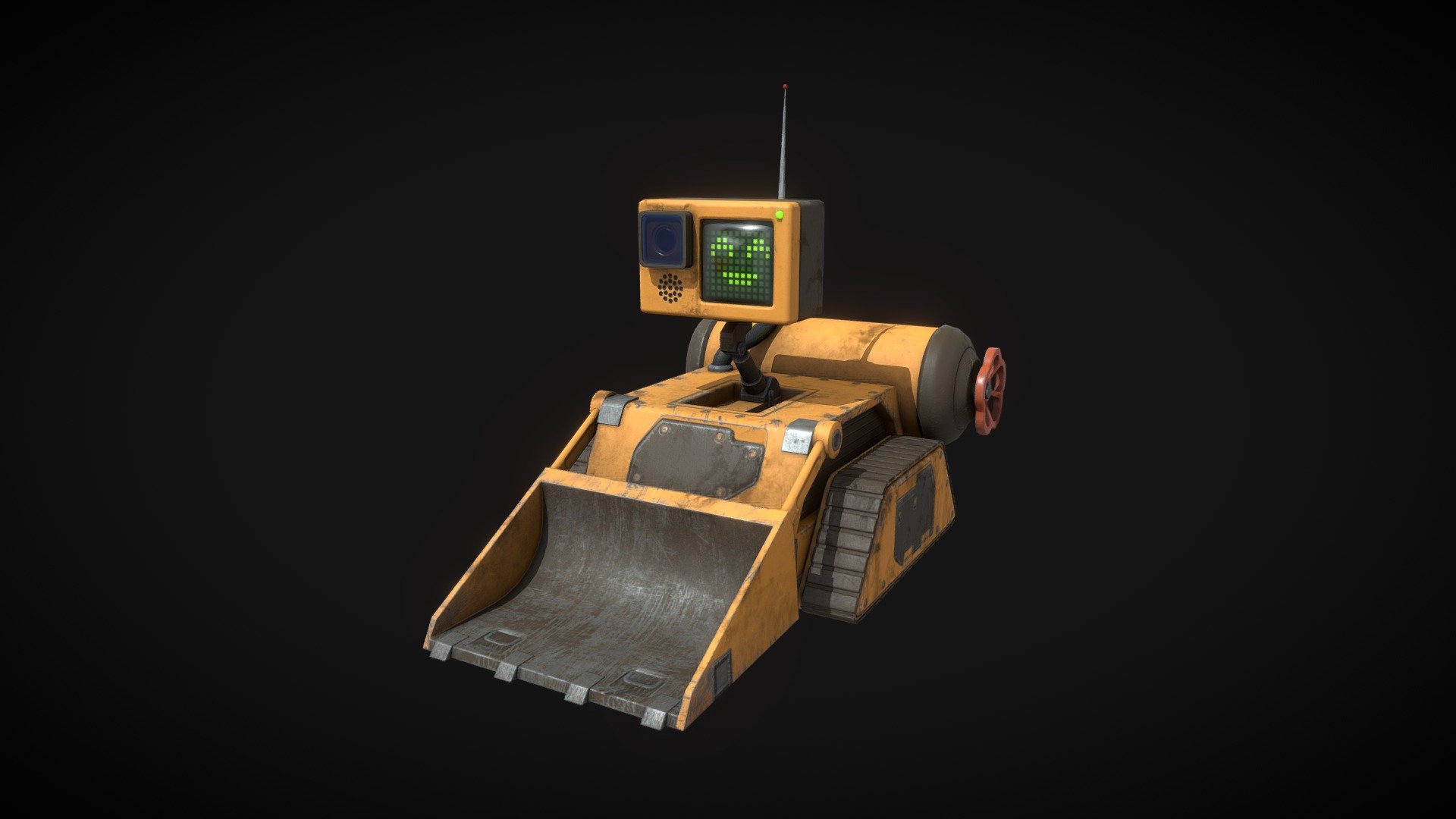 Cleaning Robot - 3D model by Netoperek (@Netoperk) [40845be] - Sketchfab