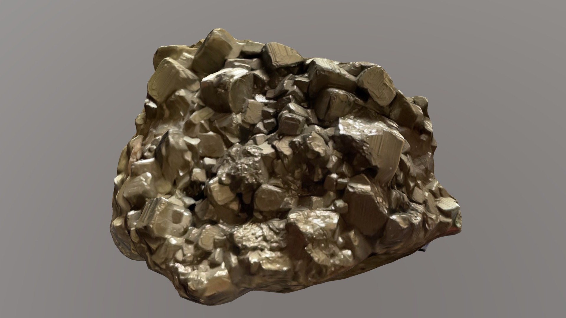 Pyrite - Download Free 3D model by Tavernier Amaury (@svtavernier ...